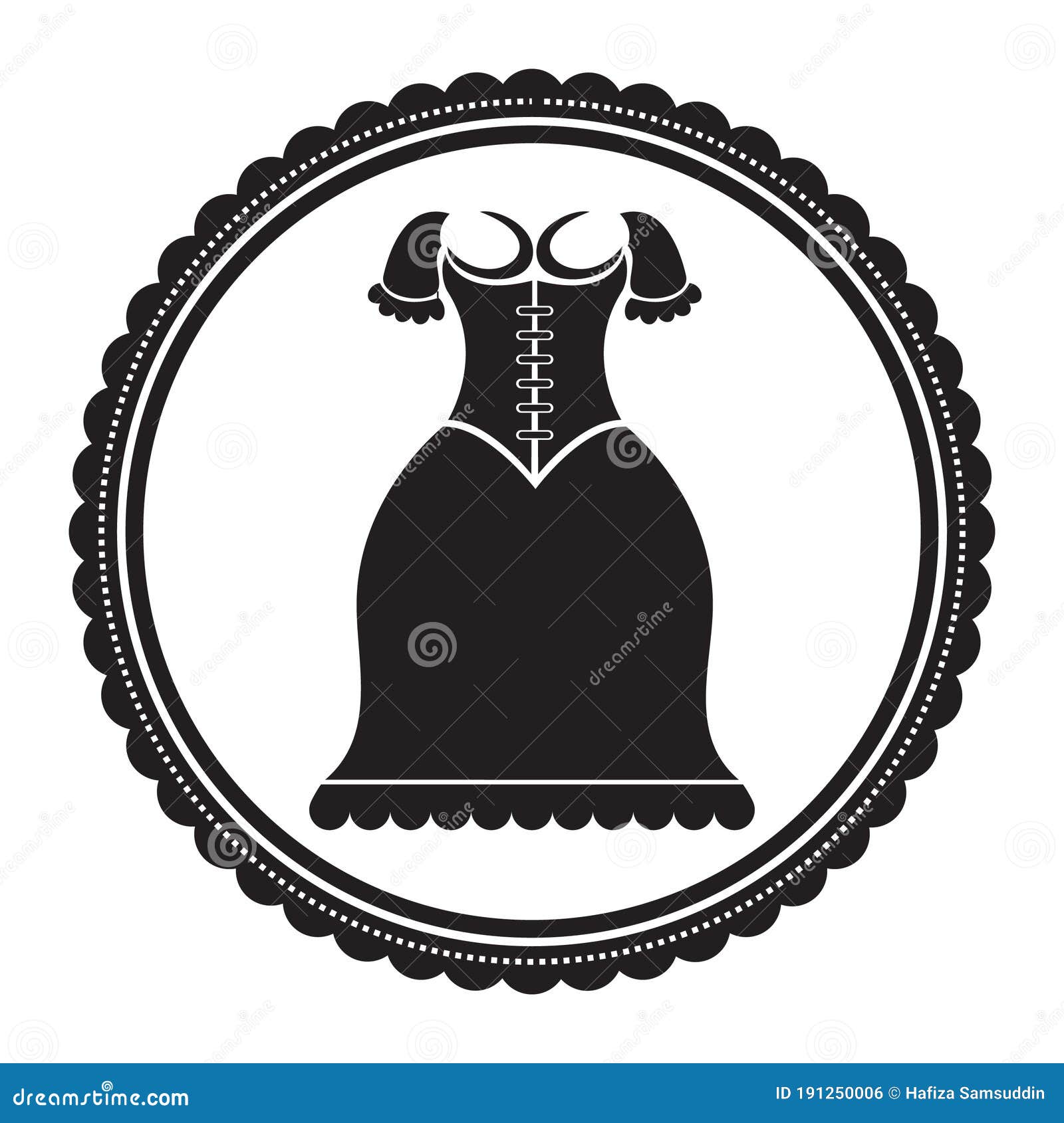 Dirndl. Vector Illustration Decorative Design Stock Vector ...