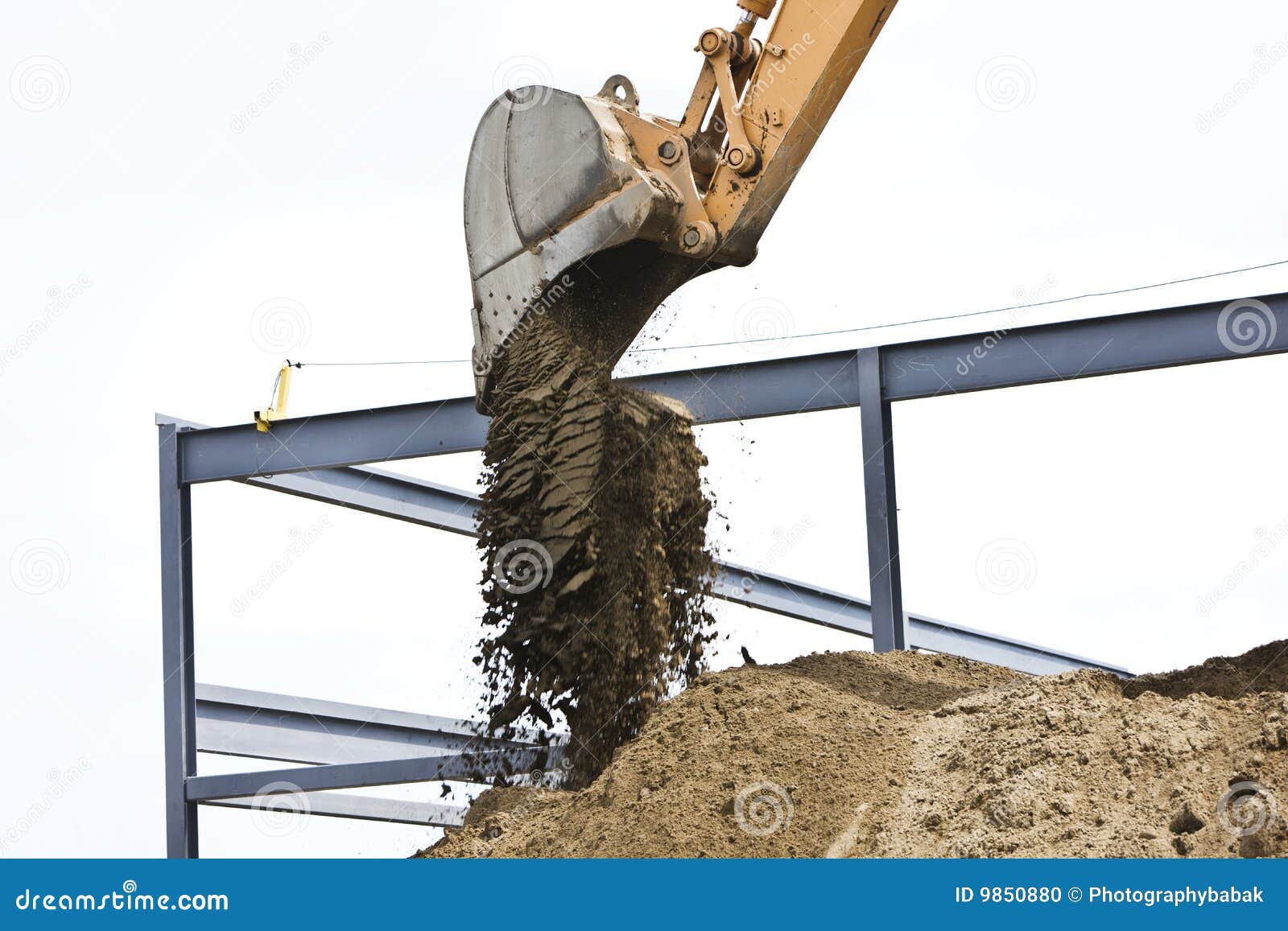 Dirt stock photo. Image of unloading, dumping, loader - 9850880