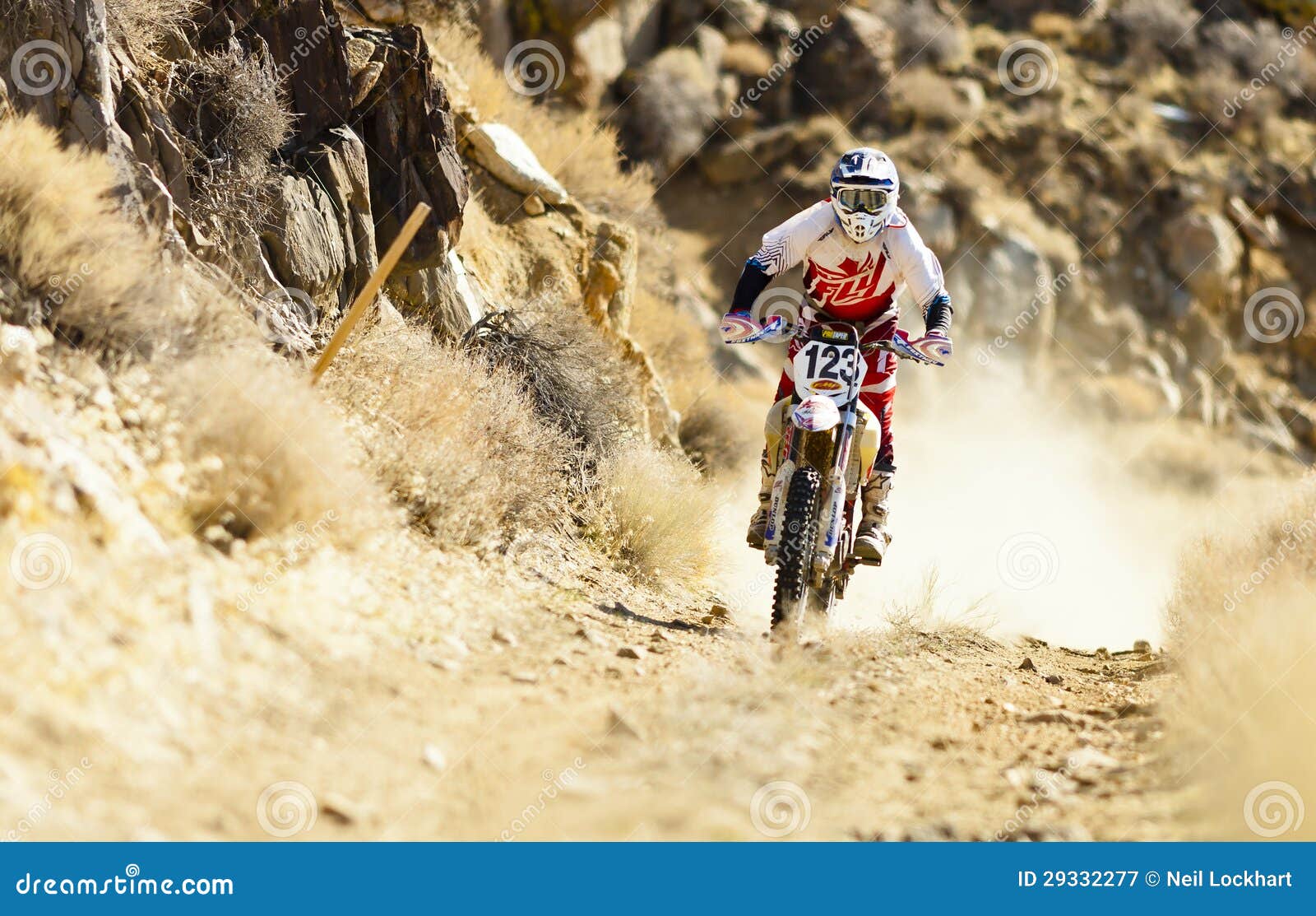 Dirt Bike Racer editorial photography. Image of bike - 29332277