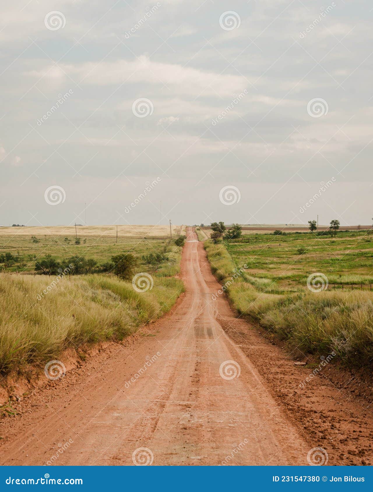 A Dirt Farm Road in Shamrock, Texas Stock Photo - Image of tourism ...