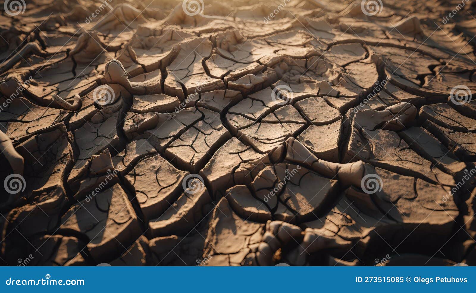 A Dirt Field that Has Been Cracked and Has Some Dirt on it Stock ...