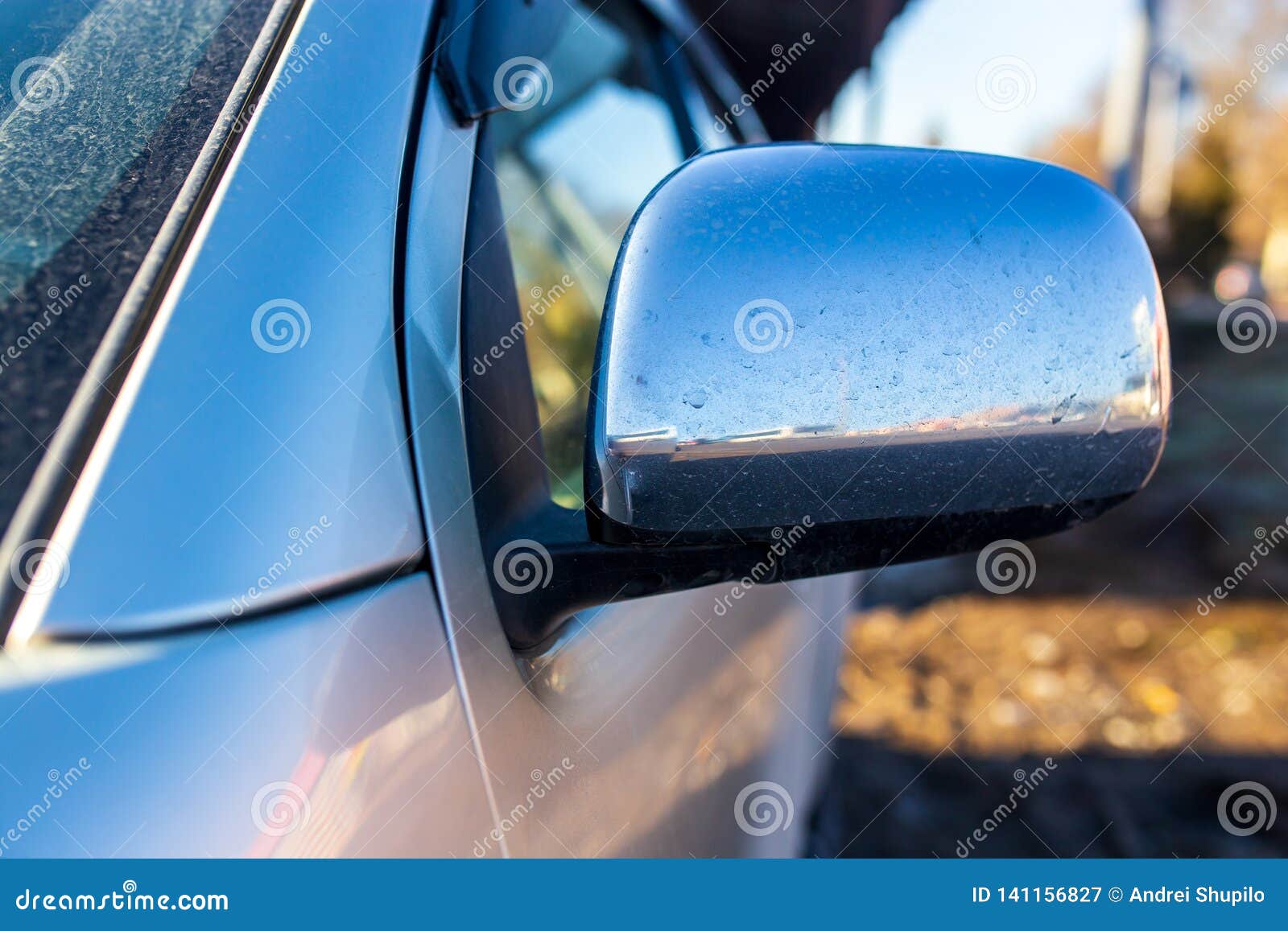 Dirt on the Mirror from the Car Stock Image - Image of elegance, nature ...