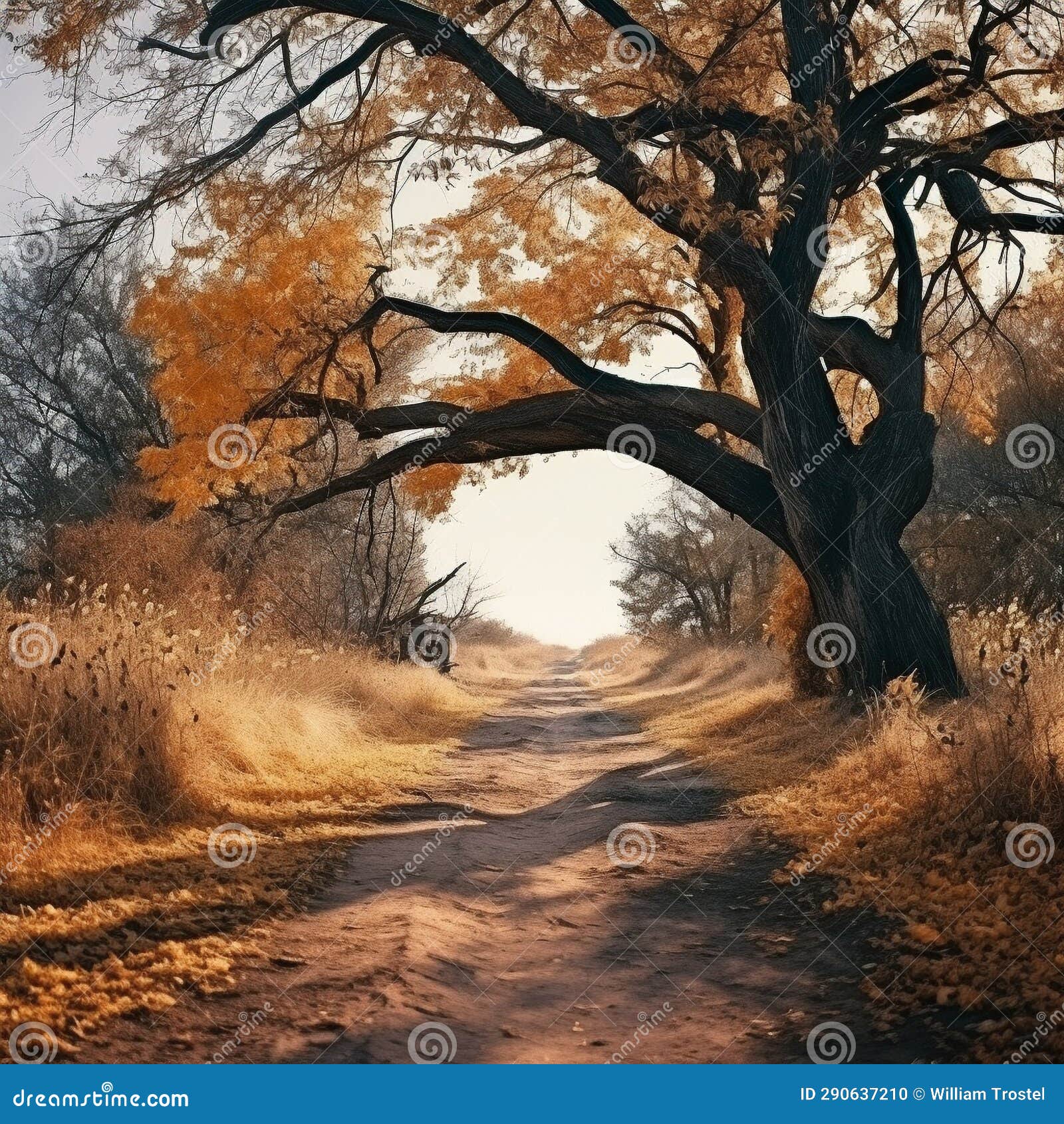 Outdoors during the Fall Season with Tree on Right Side. Stock ...