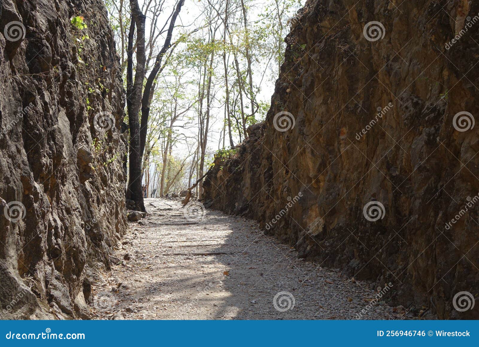 Dirt Pathway in the Middle of the Hills Stock Photo - Image of scenic ...
