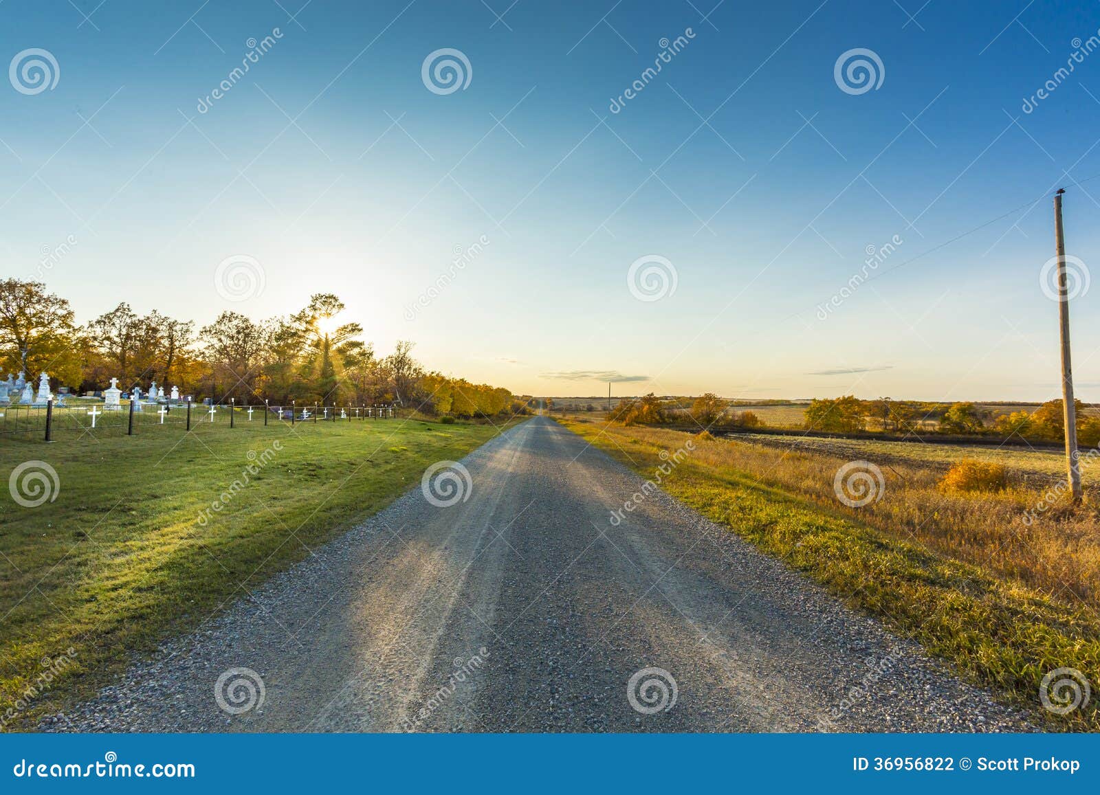 Dirt Road in Fall stock photo. Image of path, rural, green - 36956822