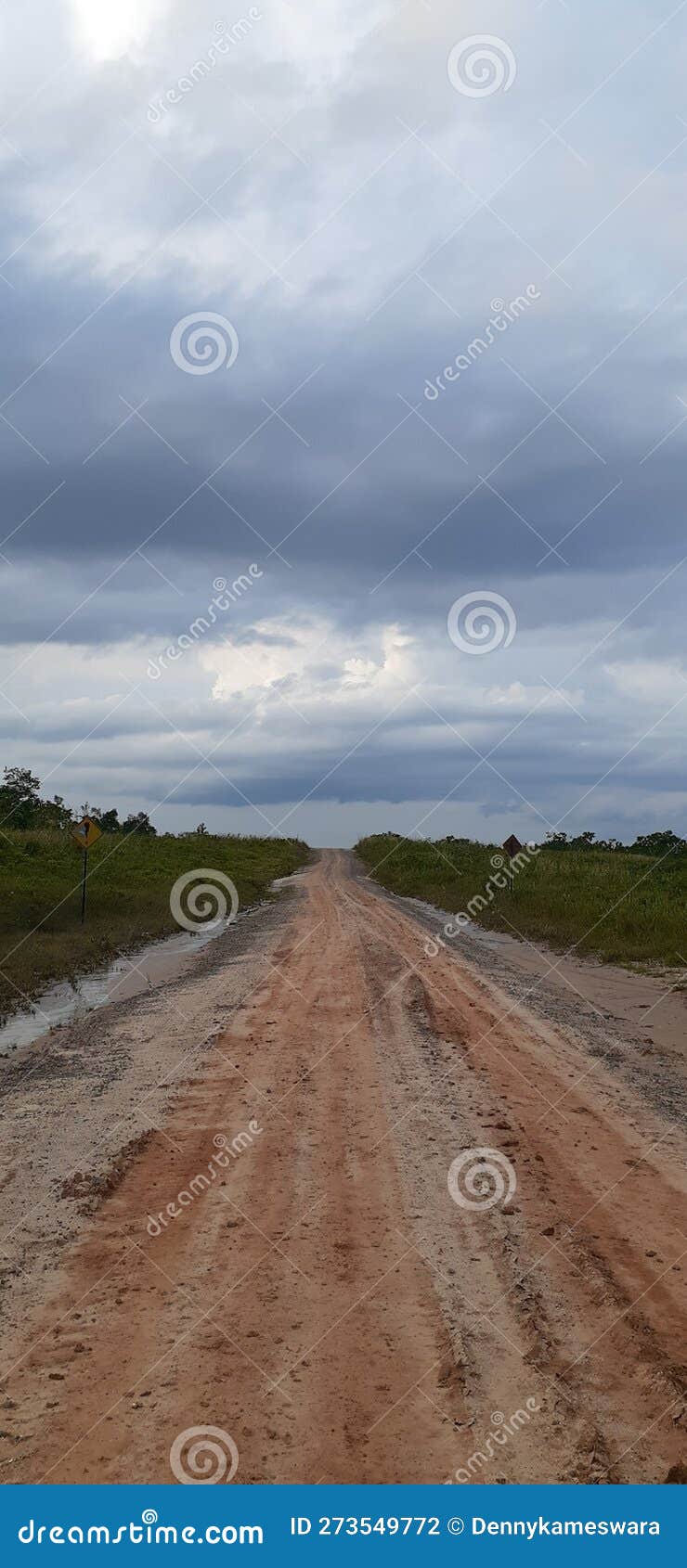Dirt Road on the Village Side Stock Photo - Image of asphalt ...