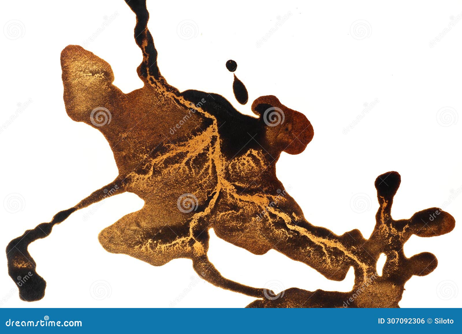Dirt Stain, a Splash of Brown Paint Stock Photo - Image of fluid, shape ...