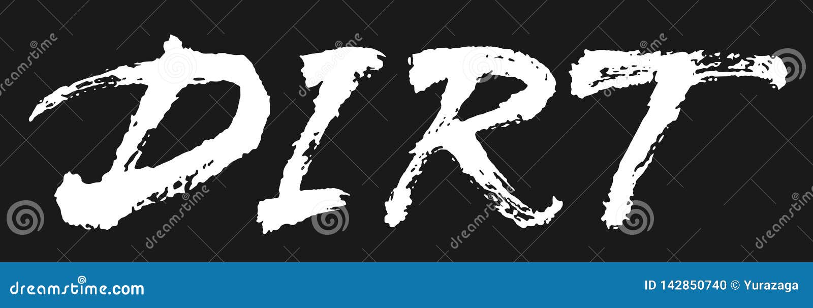 Dirt vector lettering stock vector. Illustration of symbol - 142850740