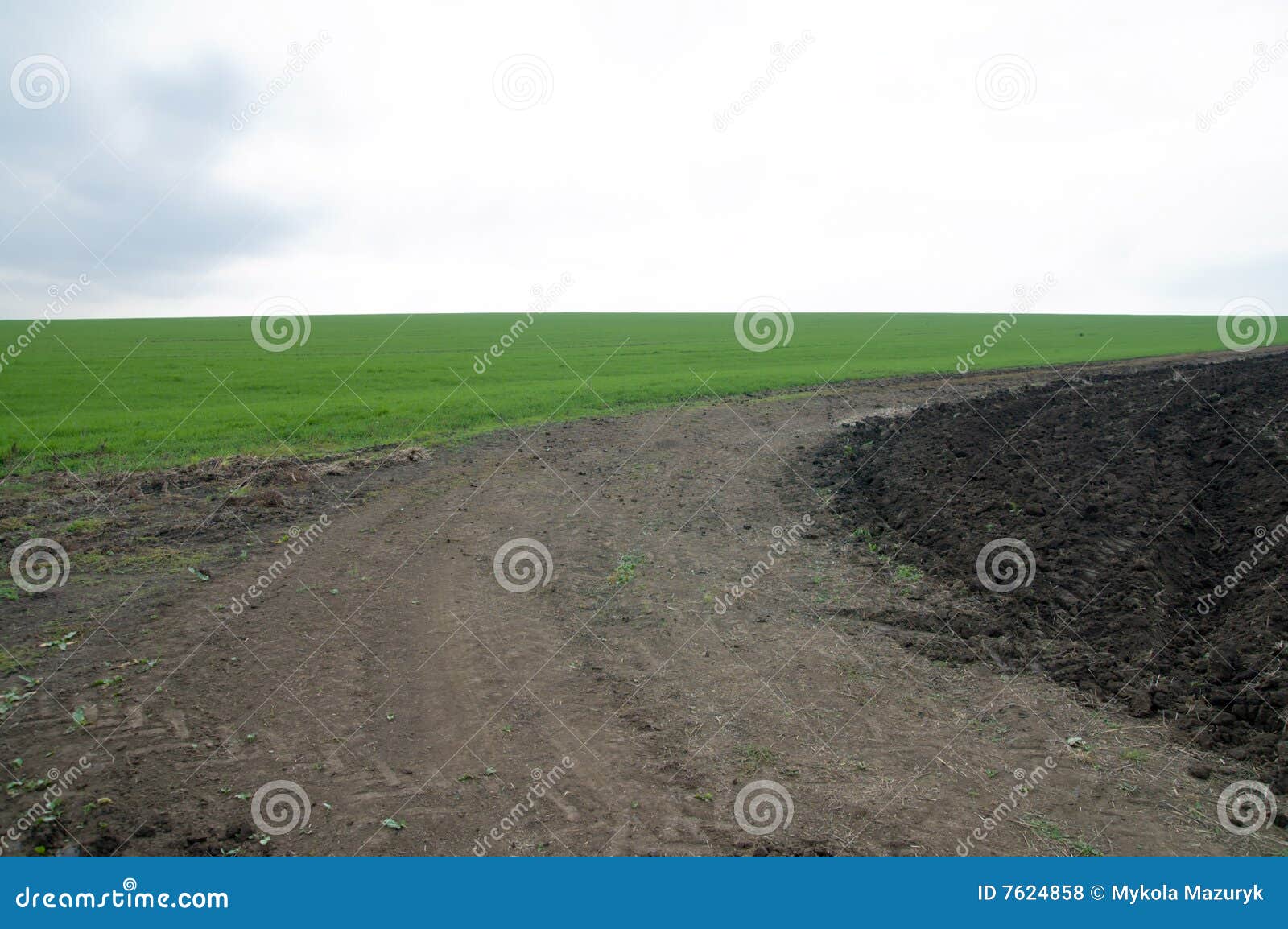 Dirt way stock photo. Image of foliage, earth, agriculture - 7624858
