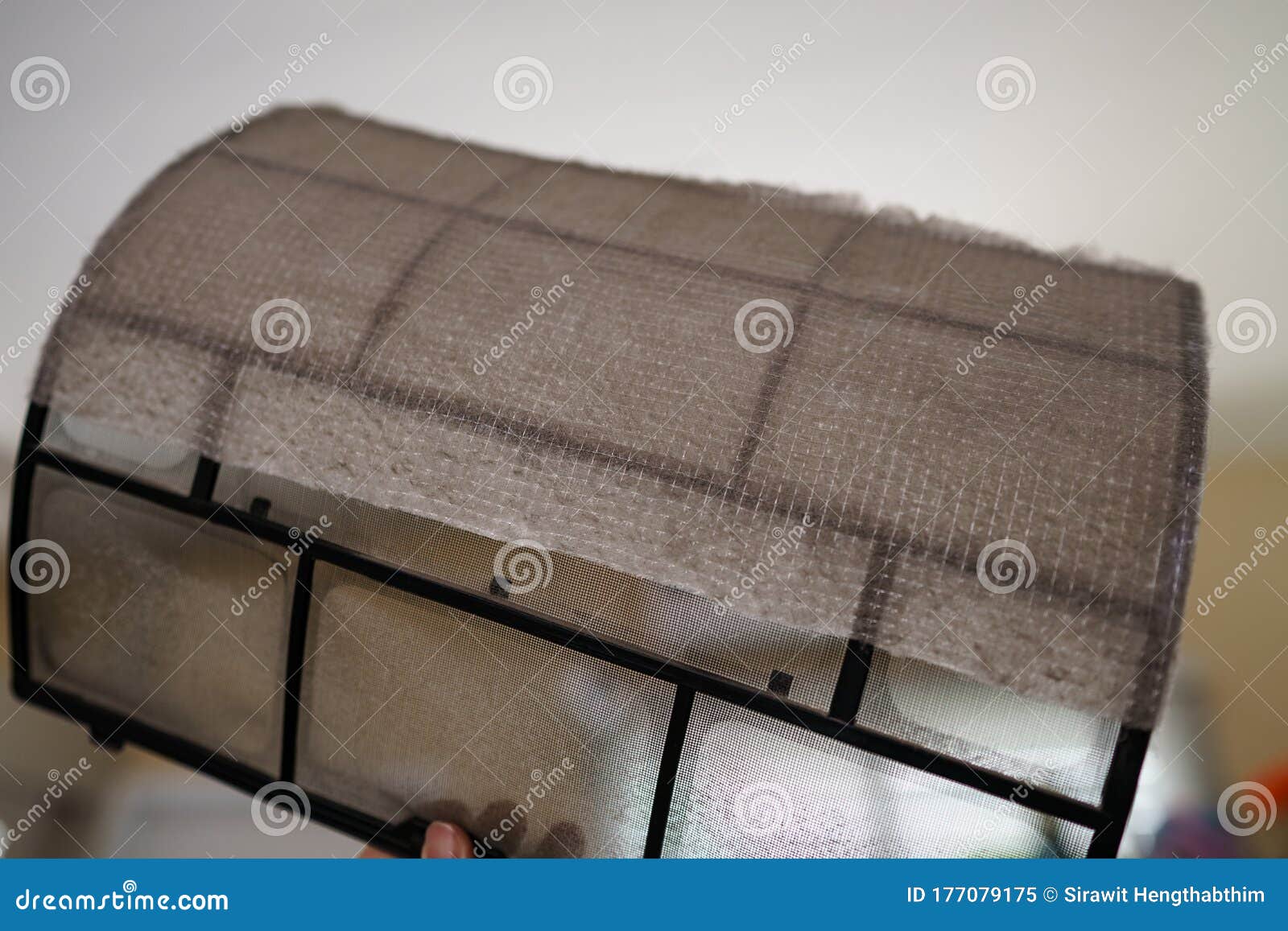 Dirty Air Conditioner Filter Need Cleaning Stock Image - Image of clean ...