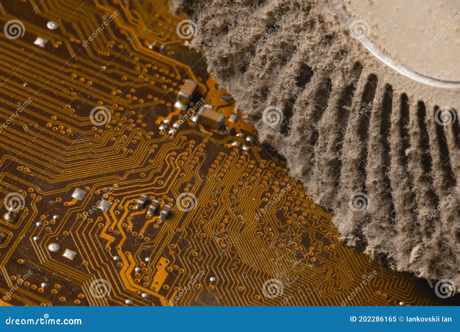 Dirty Aluminum Heatsink for Cooling the Central Processing Unit of a ...