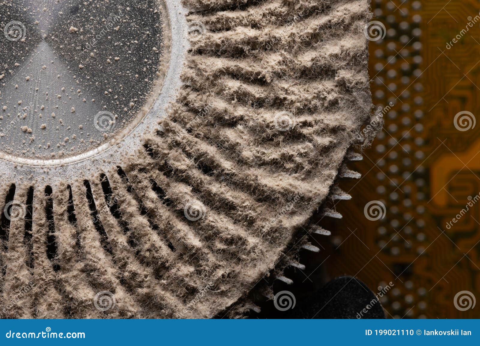 Dirty Aluminum Heatsink for Cooling the Central Processing Unit of a ...