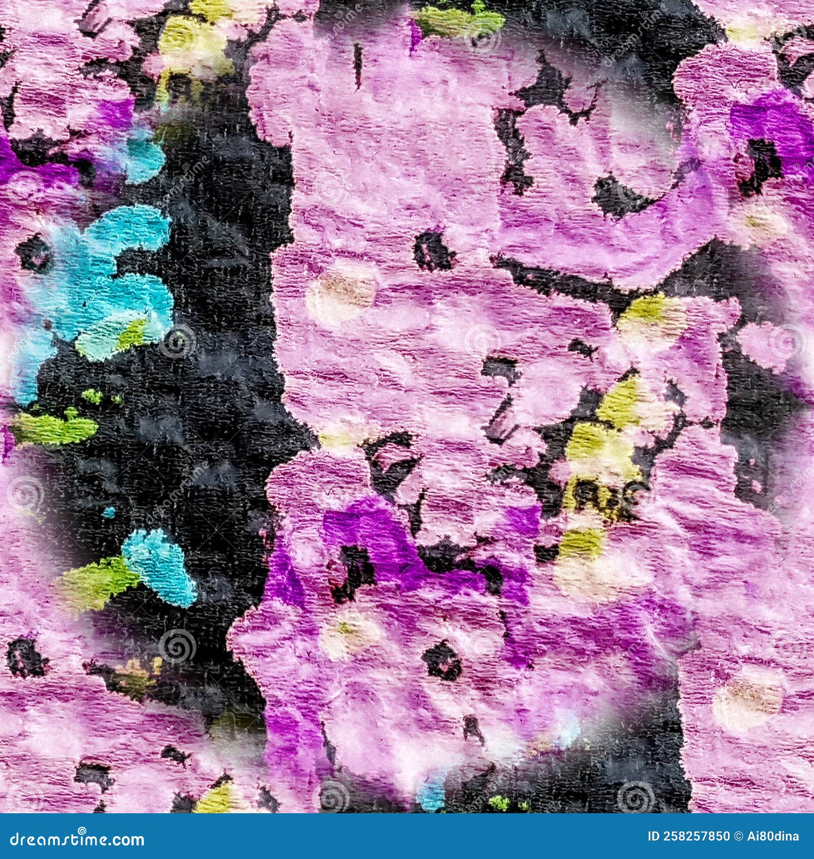 Dirty Art Repeat Texture. Multicolor Abstract Pattern. Gradient Stroke ...