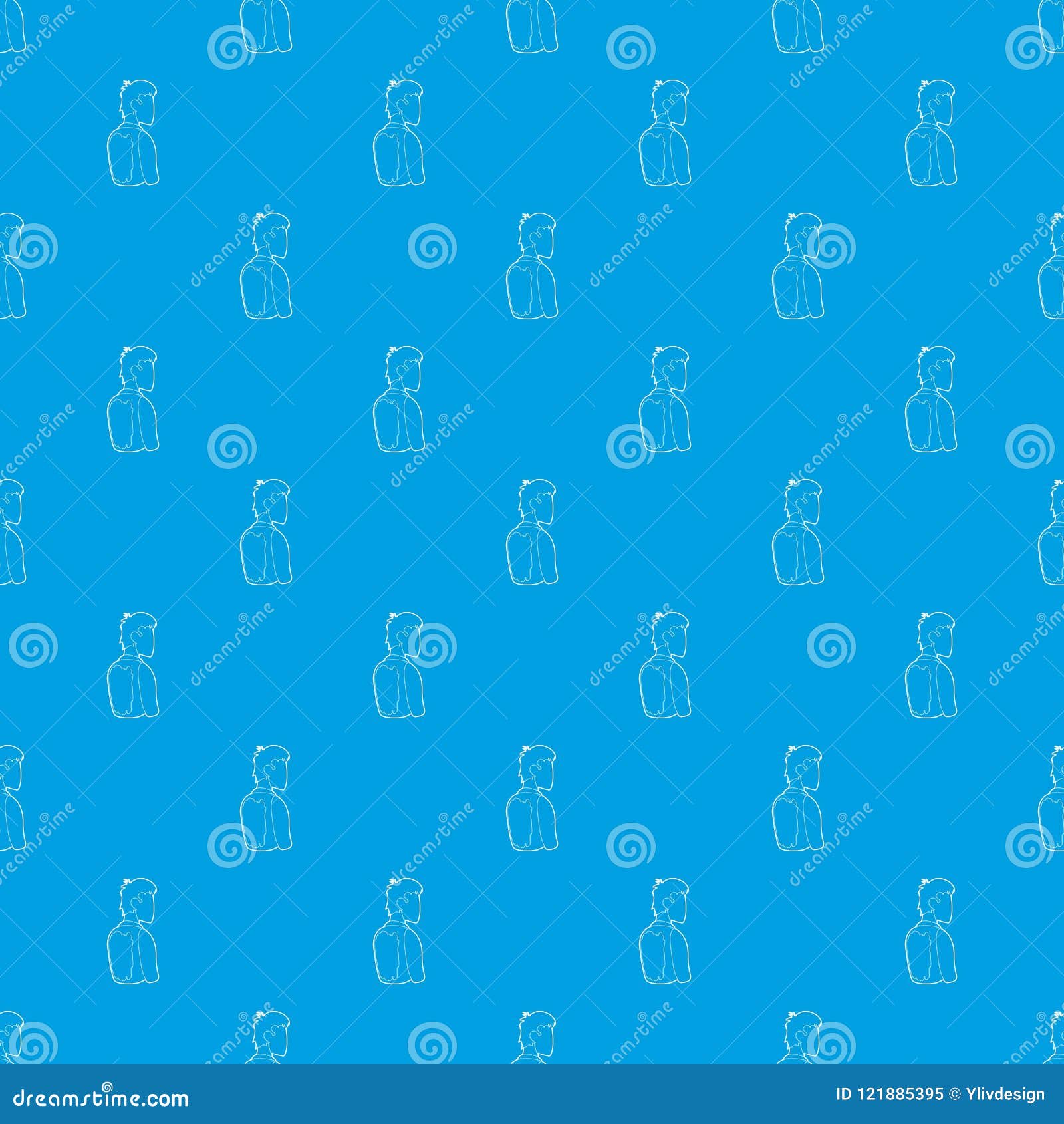 Dirty Back of a Boy Joke Pattern Vector Seamless Blue Stock Vector ...