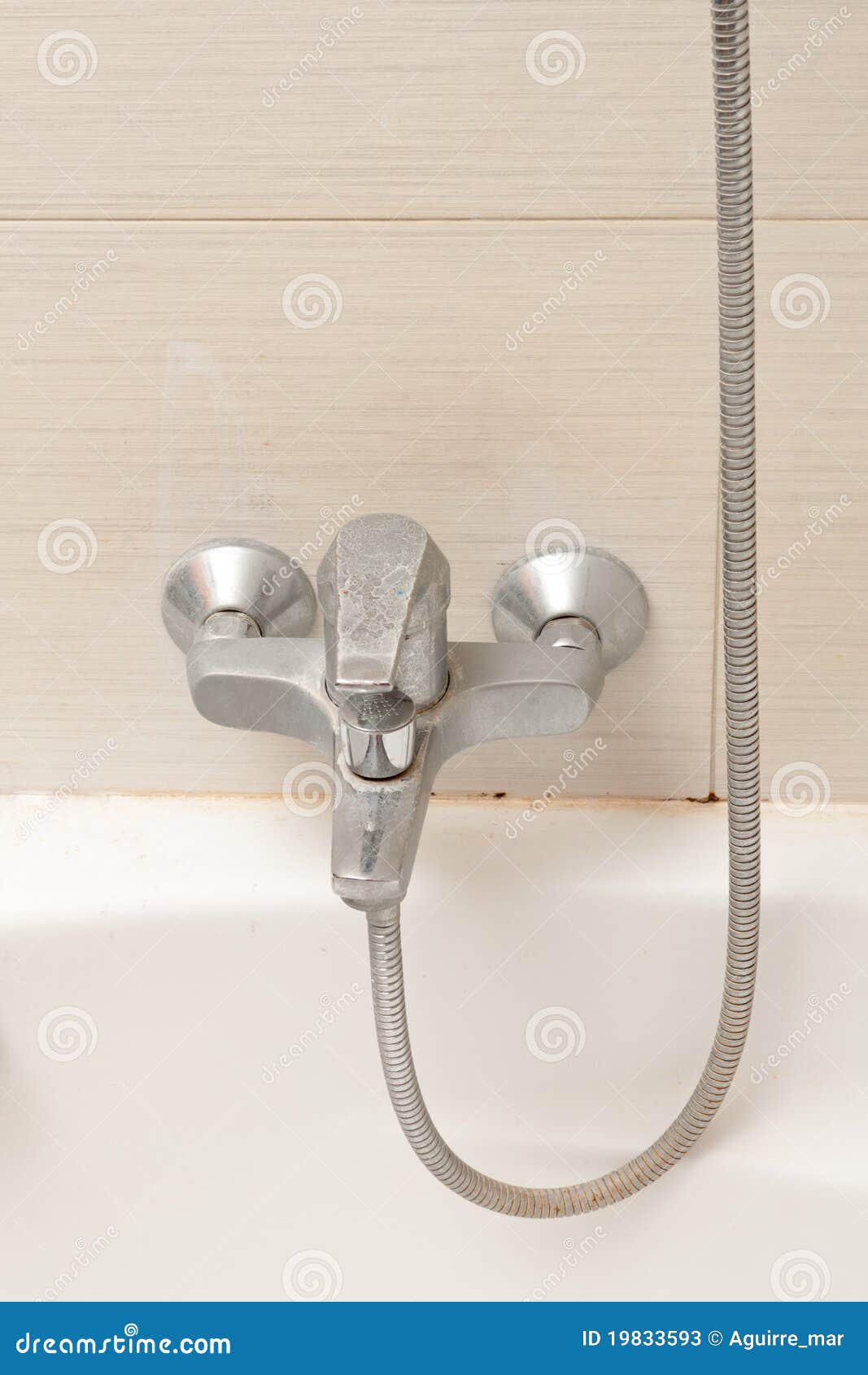 Dirty Bathroom faucet stock image. Image of flat, domestic - 19833593