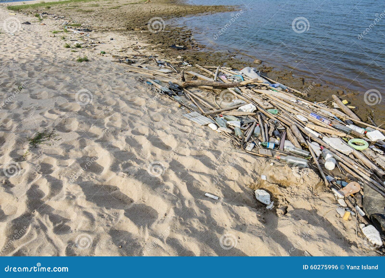 Dirty beach stock photo. Image of dirty, toxic, climate - 60275996