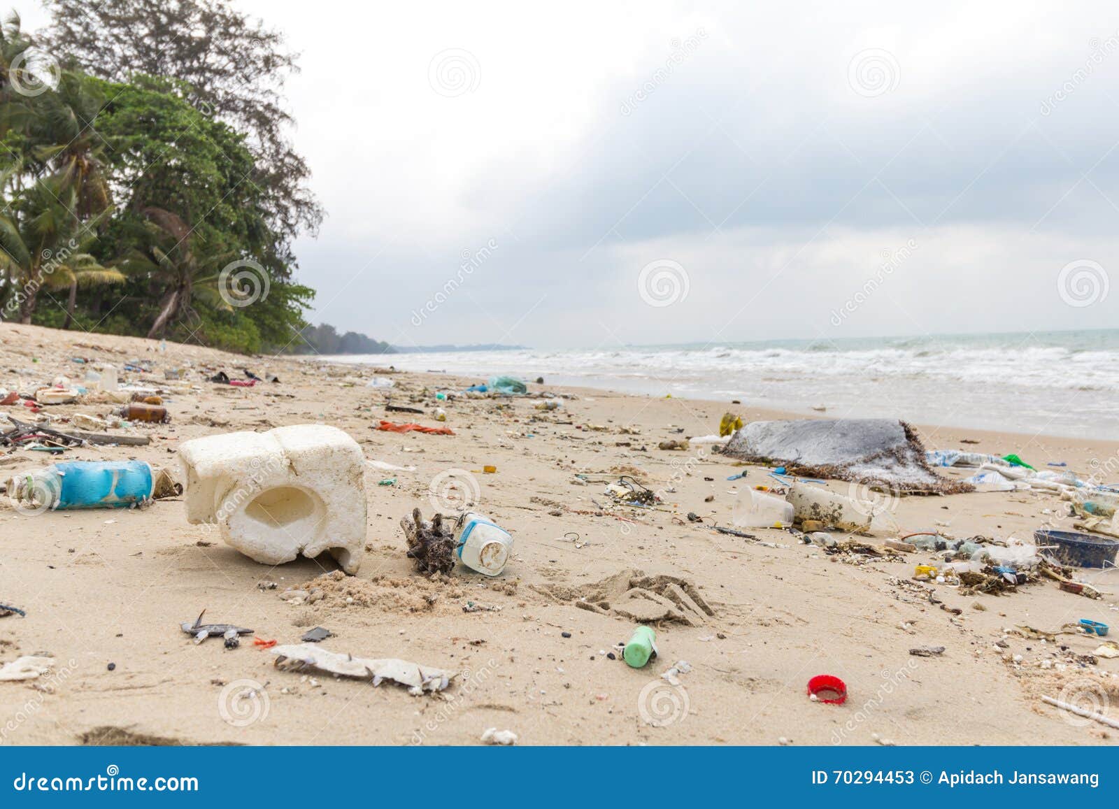 Dirty Beaches.Caused By The Dumping Of Undisciplined. Pollution On The ...