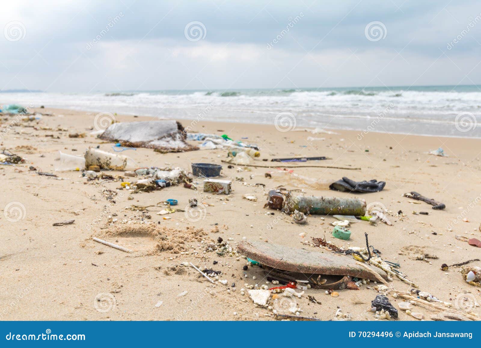 Dirty Beaches.Caused By The Dumping Of Undisciplined. Pollution On The ...