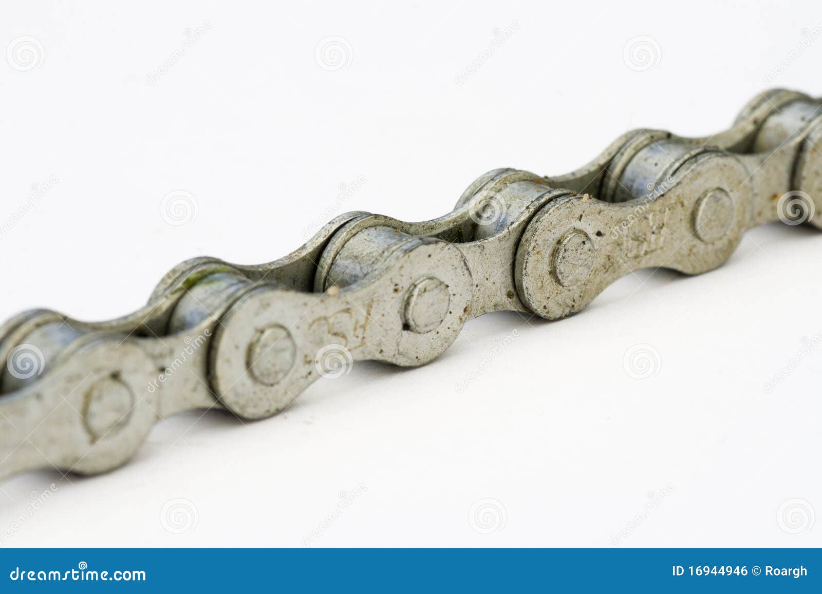 Dirty bicycle chain stock photo. Image of chain, metal - 16944946