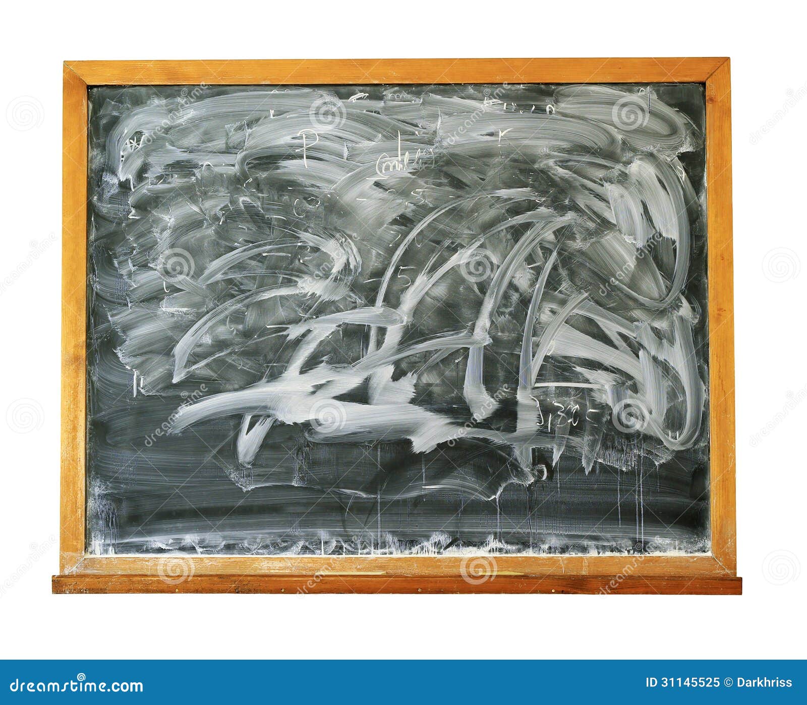Dirty blackboard stock image. Image of blank, empty, notice - 31145525