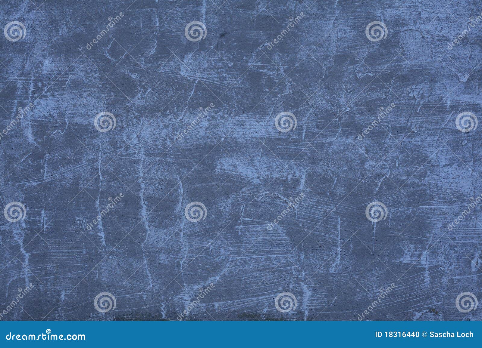 Dirty blue wall stock photo. Image of element, plastering - 18316440