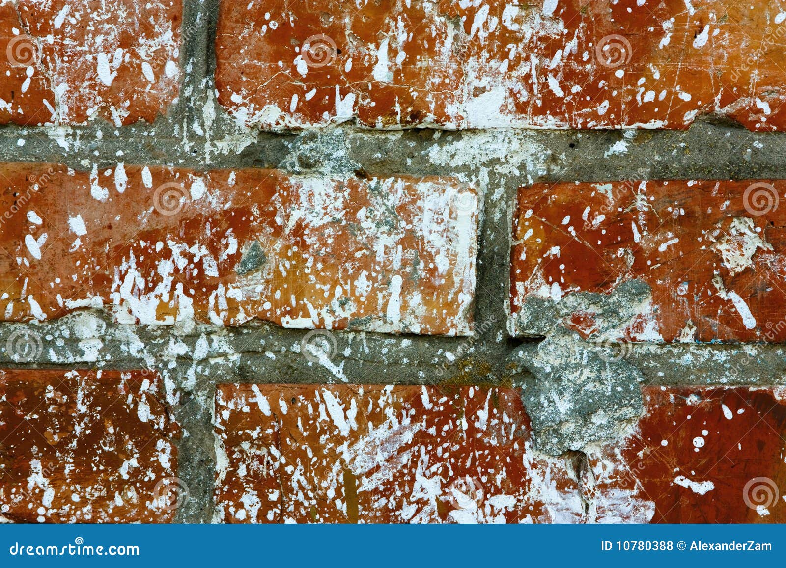Dirty brick wall stock photo. Image of cement, blob, grunge - 10780388