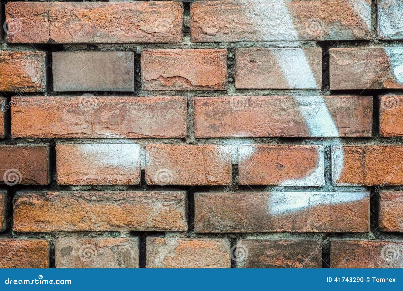Dirty brick wall stock photo. Image of space, pattern - 41743290