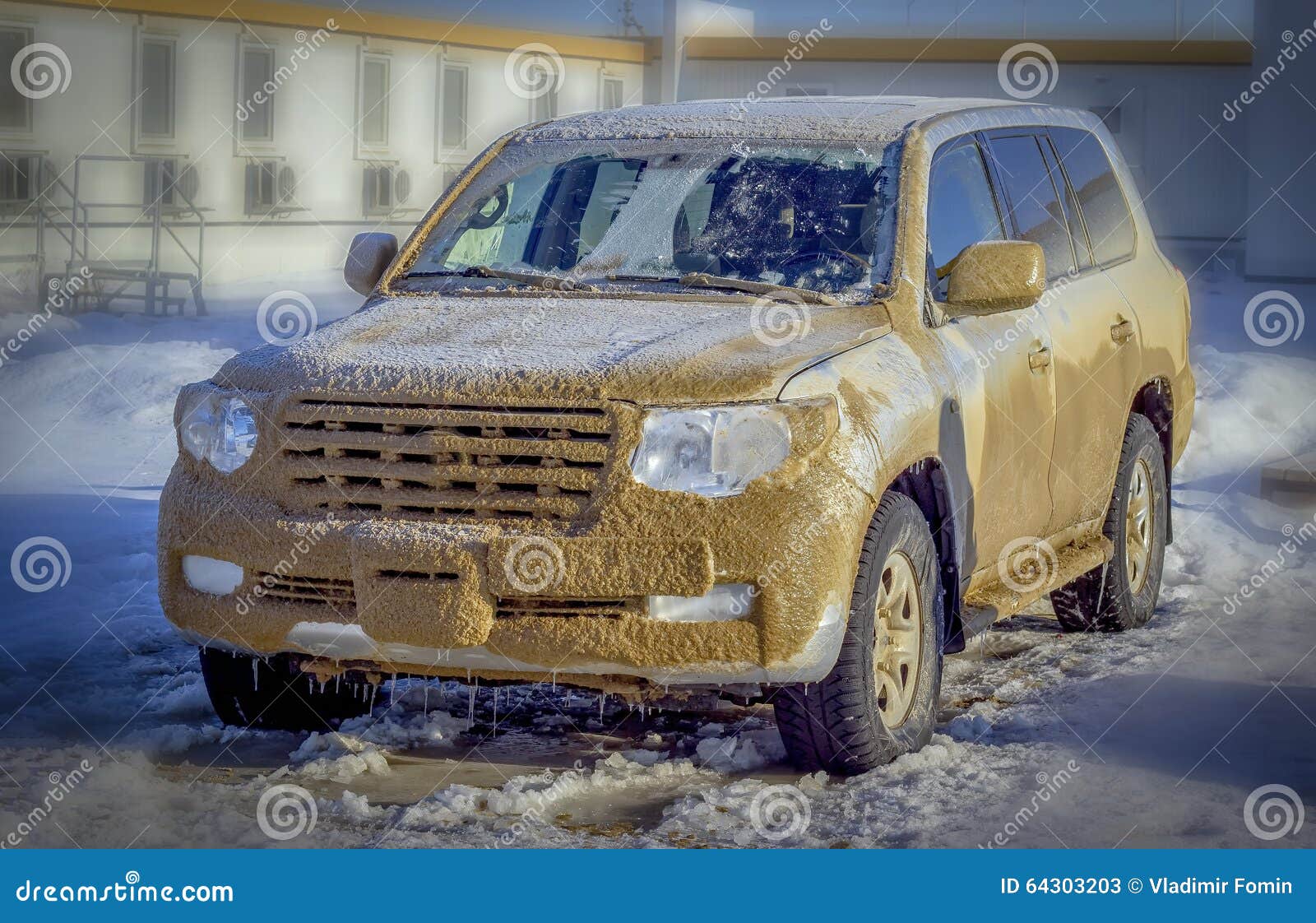 Dirty car. stock image. Image of filling, petrol, spring - 64303203
