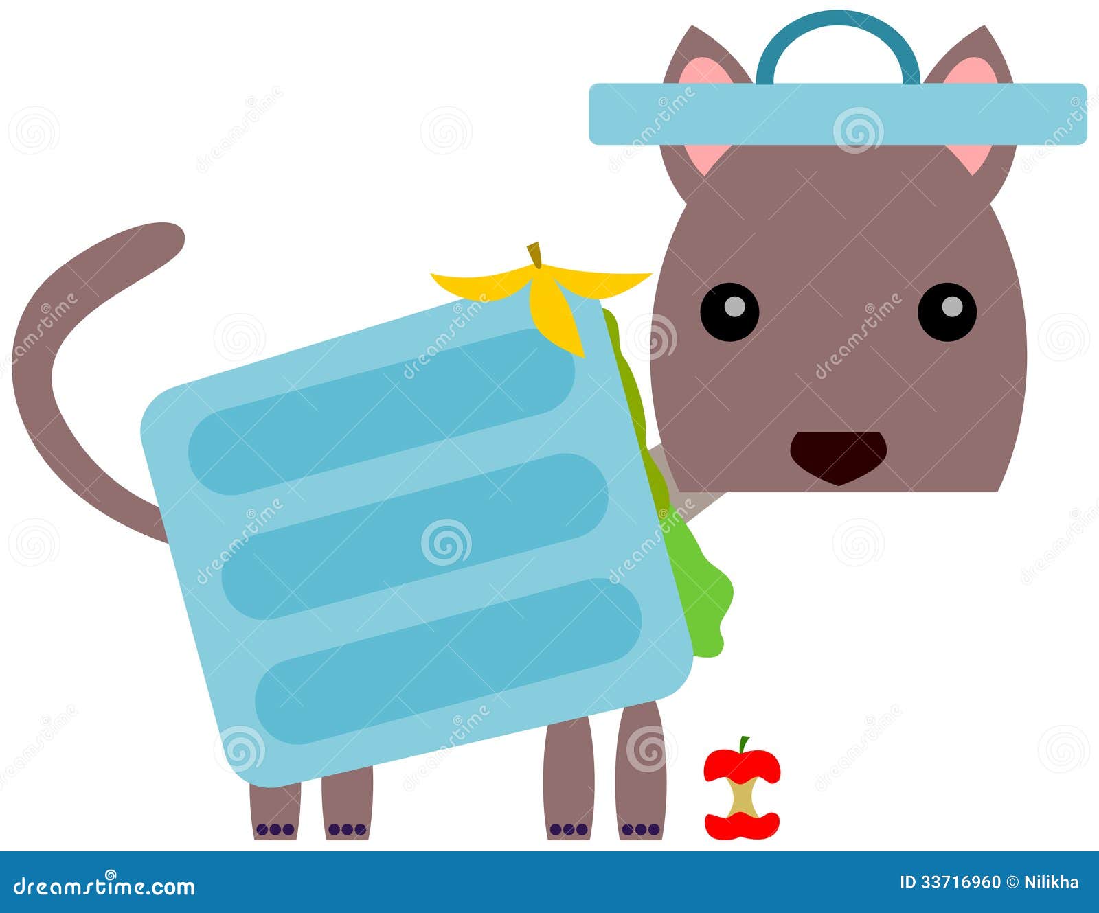 Dirty cat stock illustration. Illustration of cartoon - 33716960