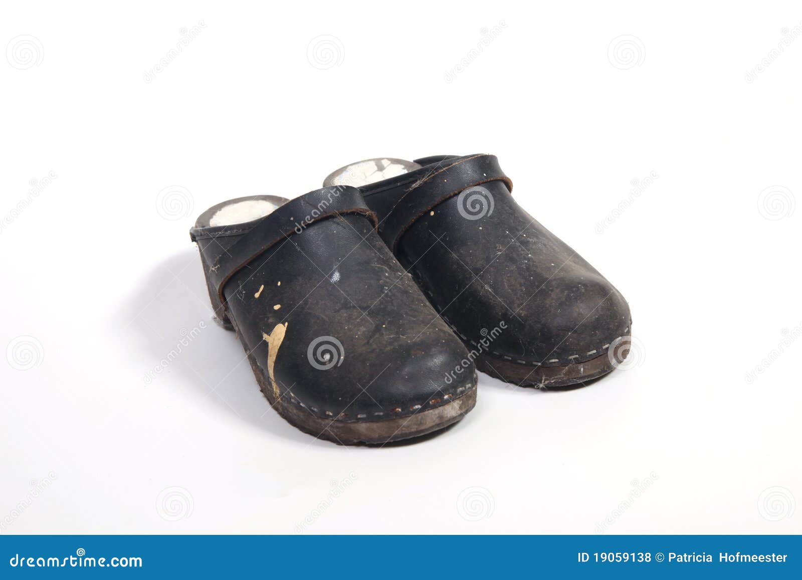 Dirty clogs stock photo. Image of clogs, used, traditional - 19059138