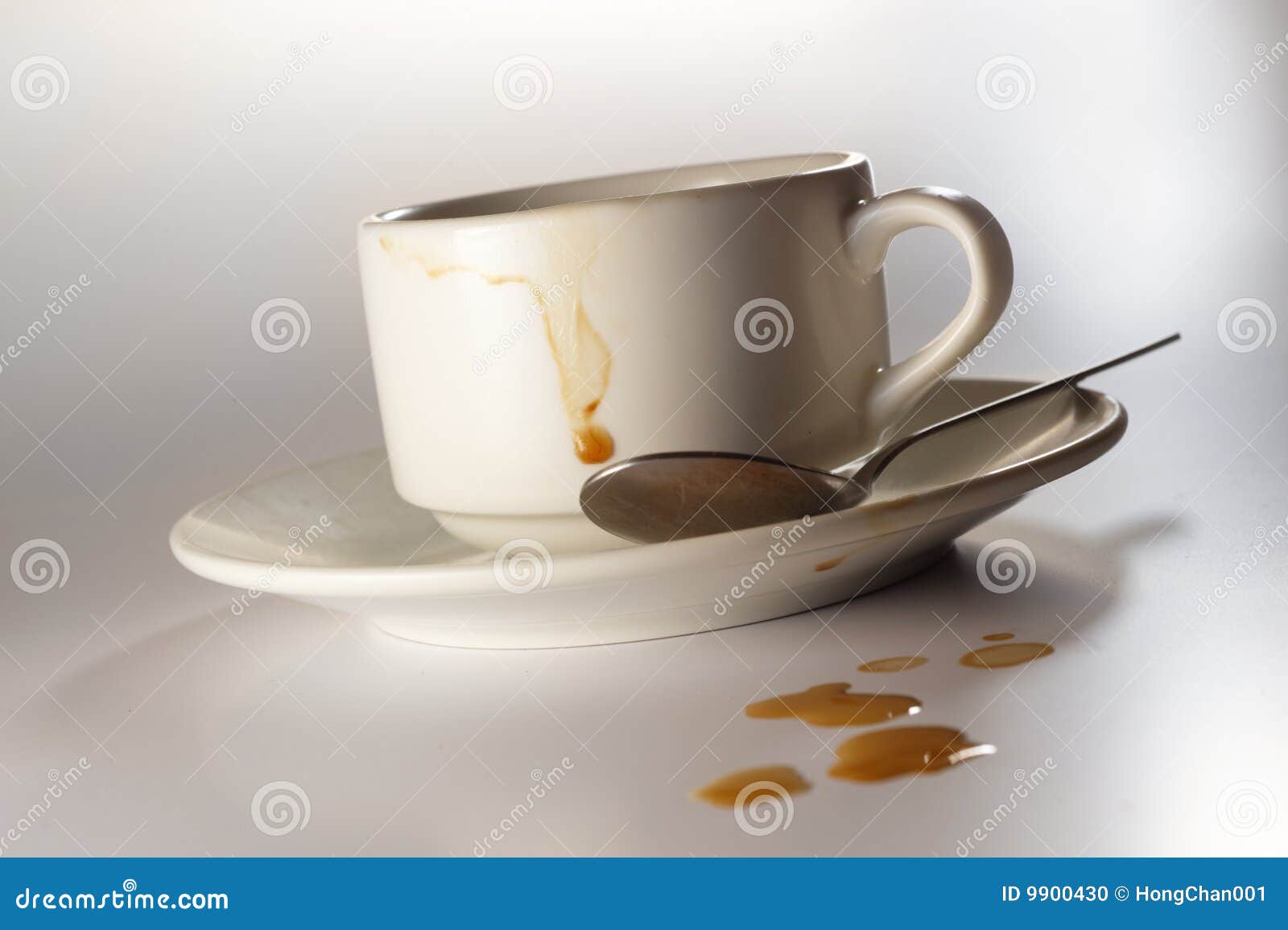 Dirty coffee cup stock photo. Image of coffee, energy - 9900430