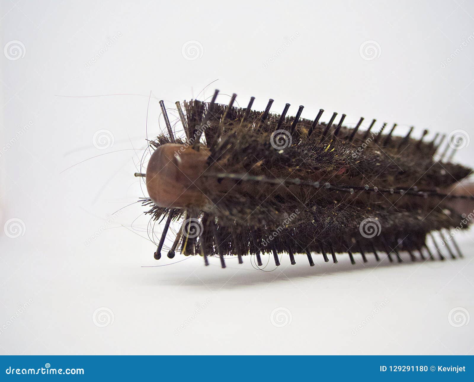 Dirty Comb with White Background Stock Photo - Image of hairdresser ...