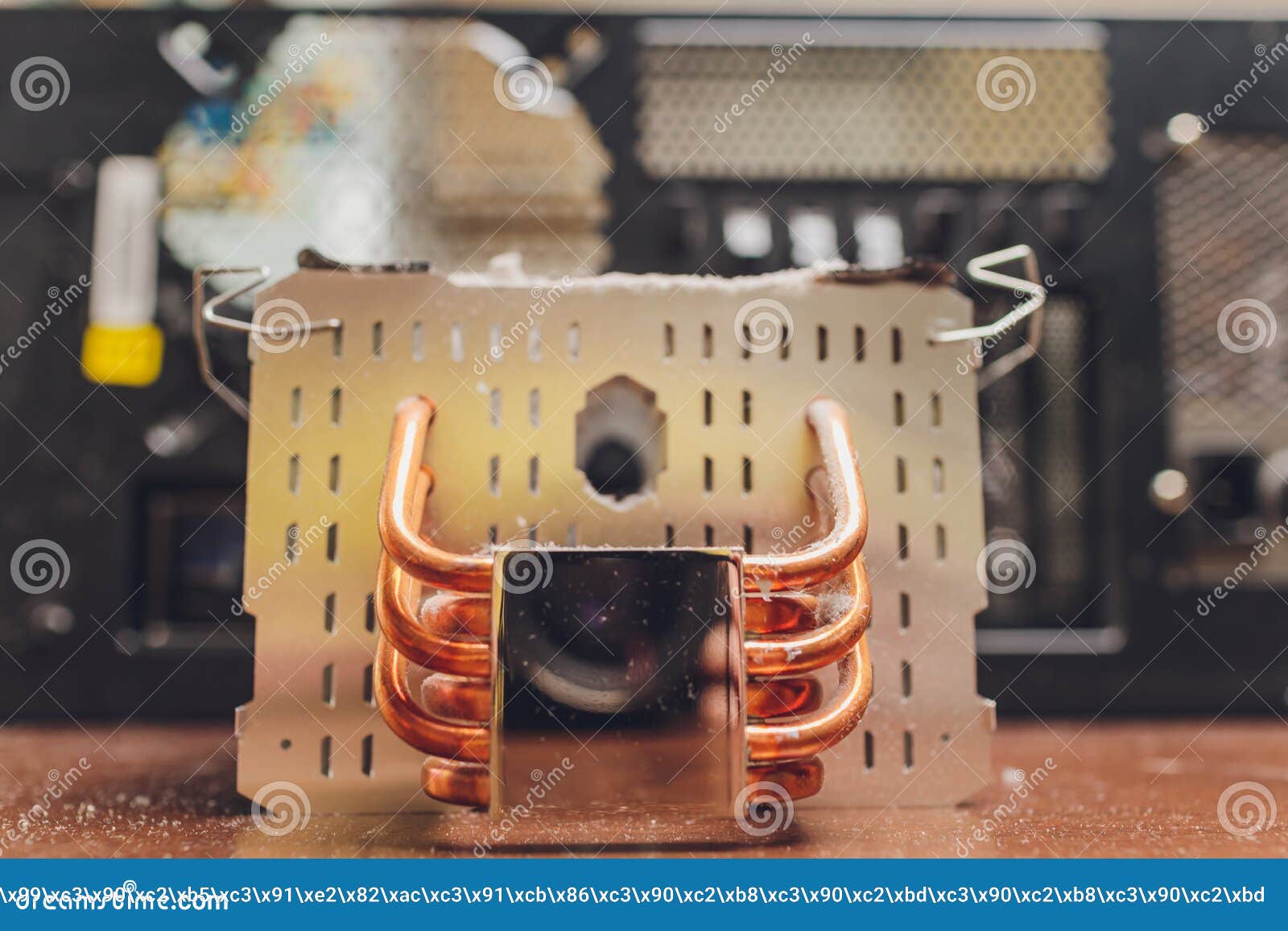 Dirty Computer Case.Dust Layer on the System Unit.Time To Clean Your ...