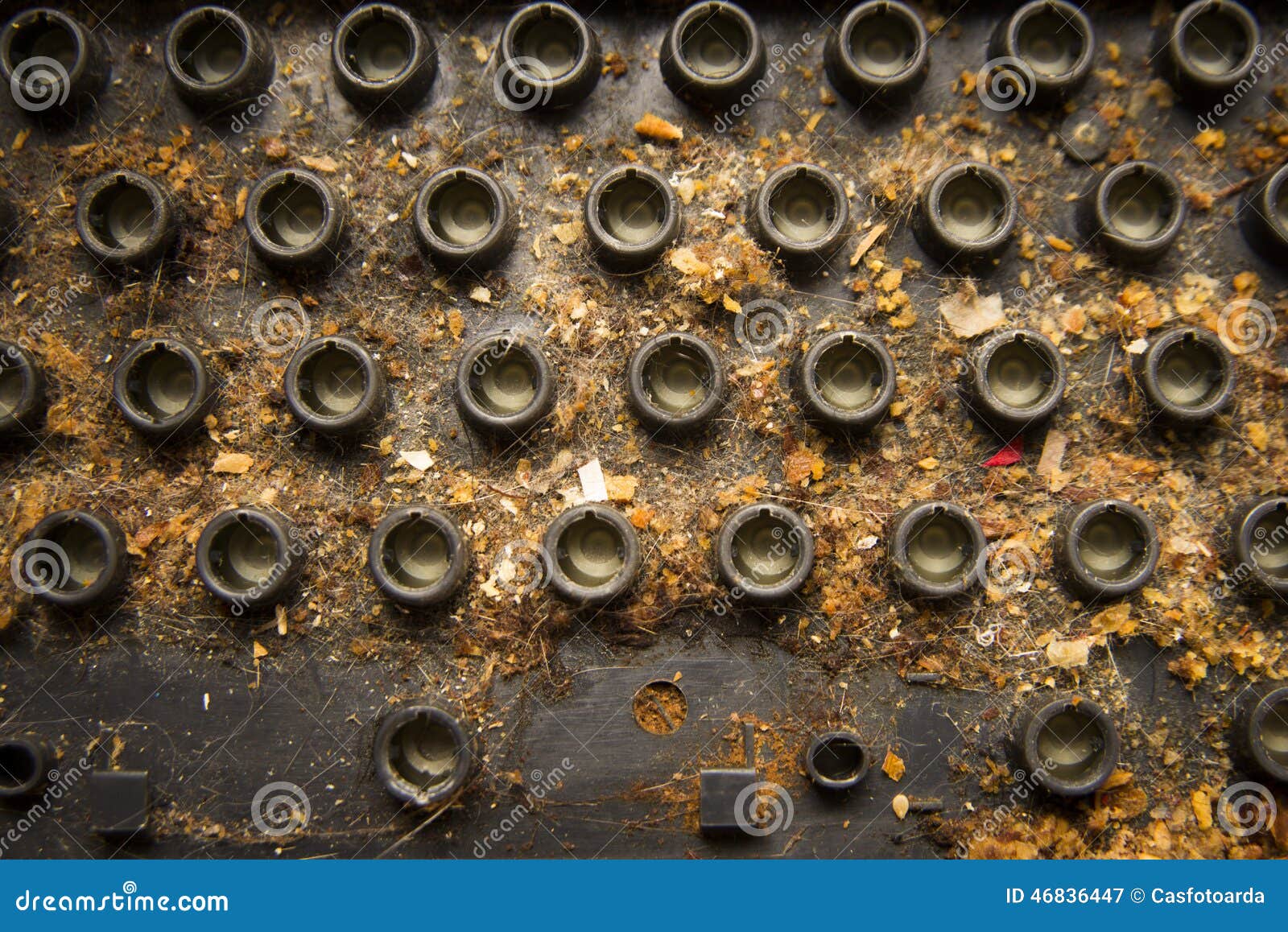 Dirty Computer Keyboard stock image. Image of problems - 46836447