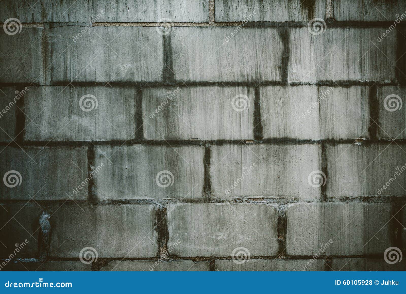 Dirty concrete block wall stock photo. Image of design - 60105928