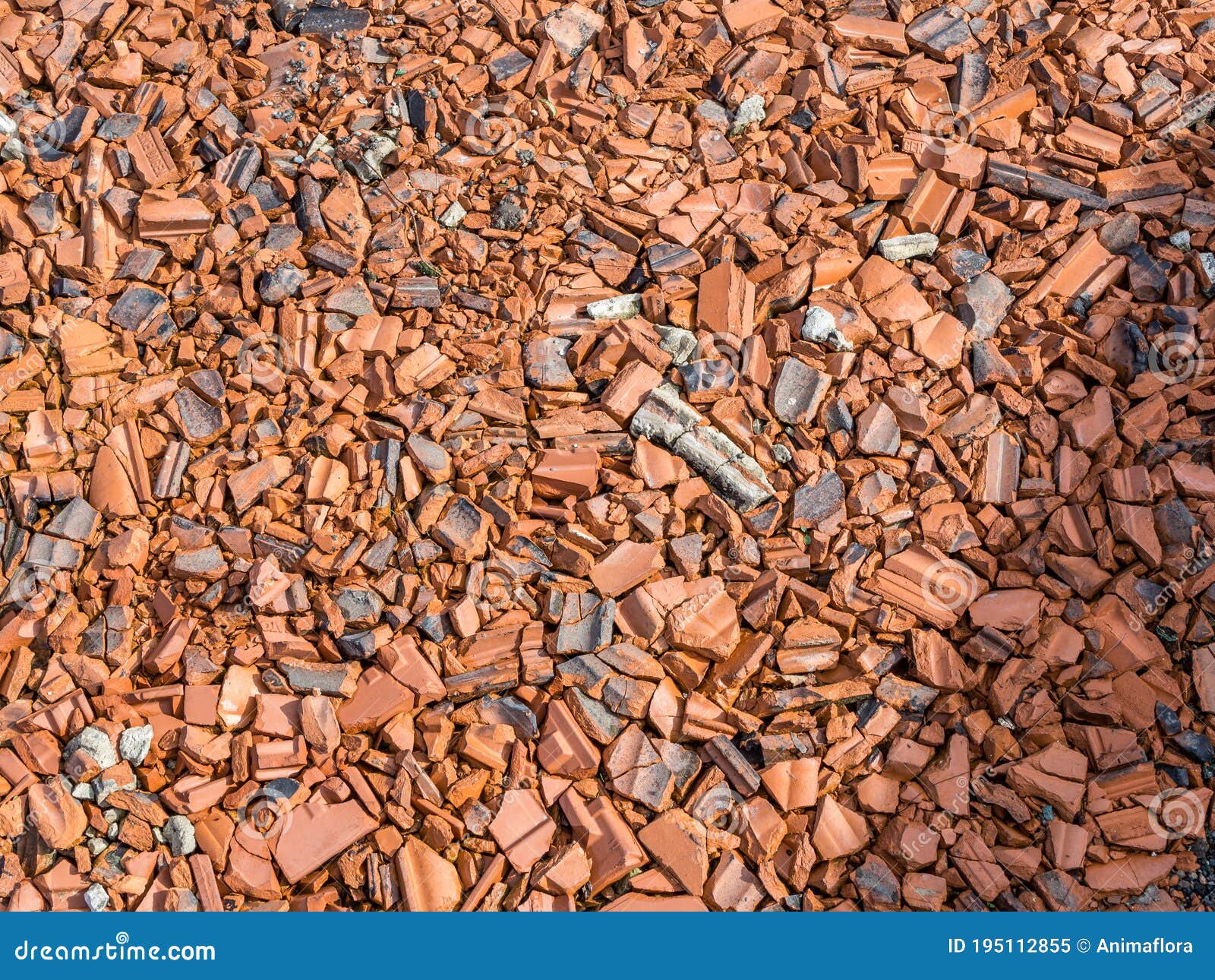 Dirty Construction Waste Texture Recycling Stock Image - Image of ...