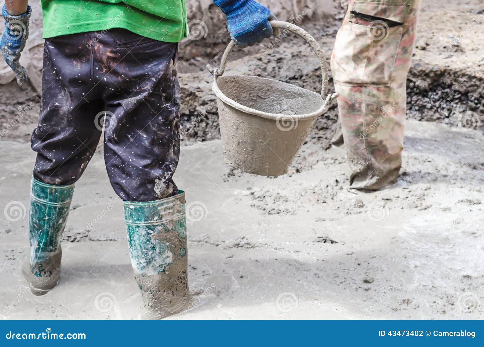 Dirty construction work stock photo. Image of structure - 43473402