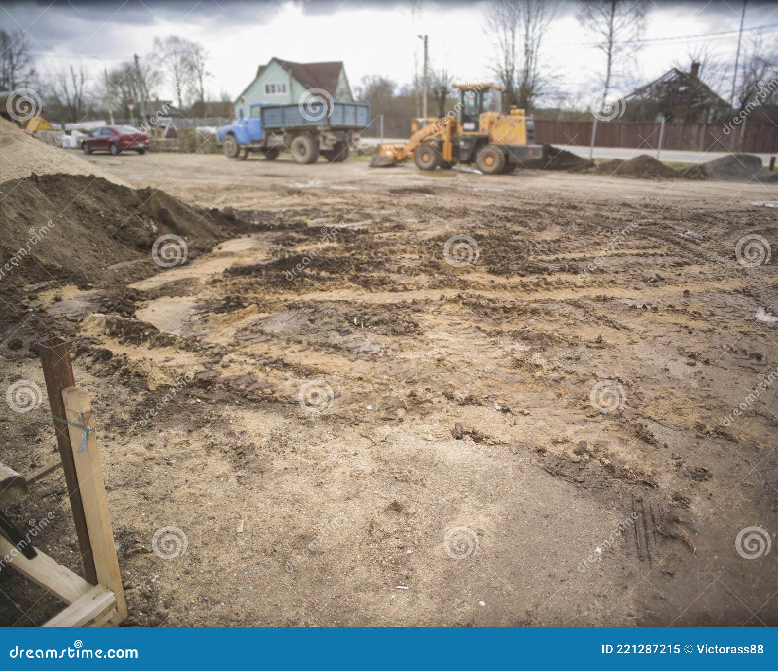Dirty Construction Gloves On Heavy Equipment Royalty-Free Stock Image ...