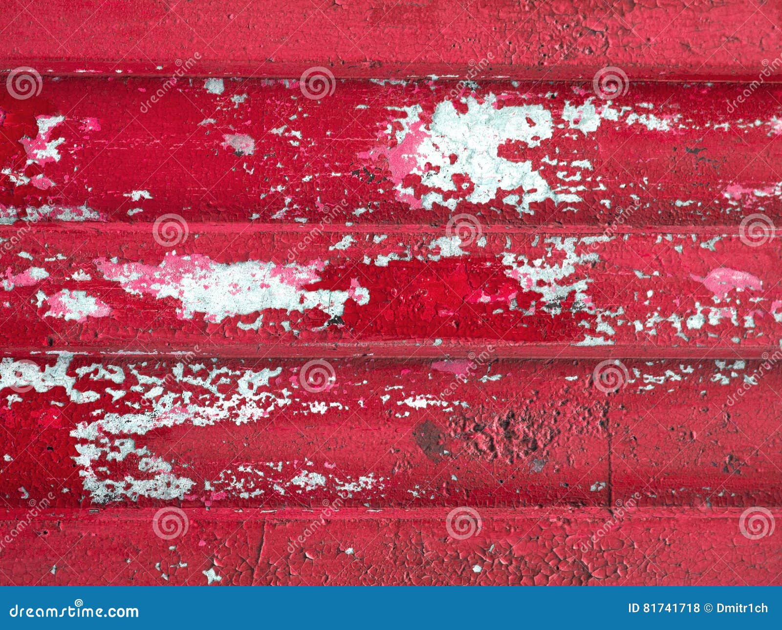 Dirty Cracked Red Wall Texture Background Stock Photo - Image of ...