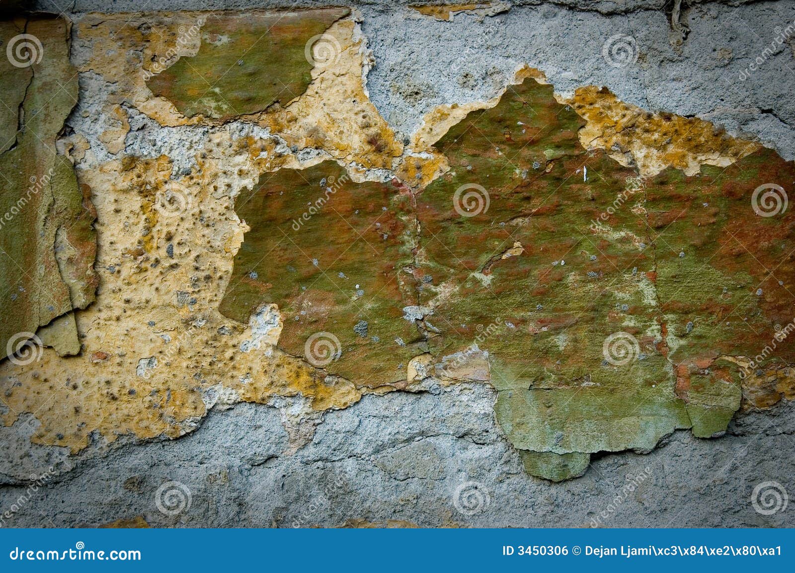 Dirty damaged rusty wall stock photo. Image of smudged - 3450306