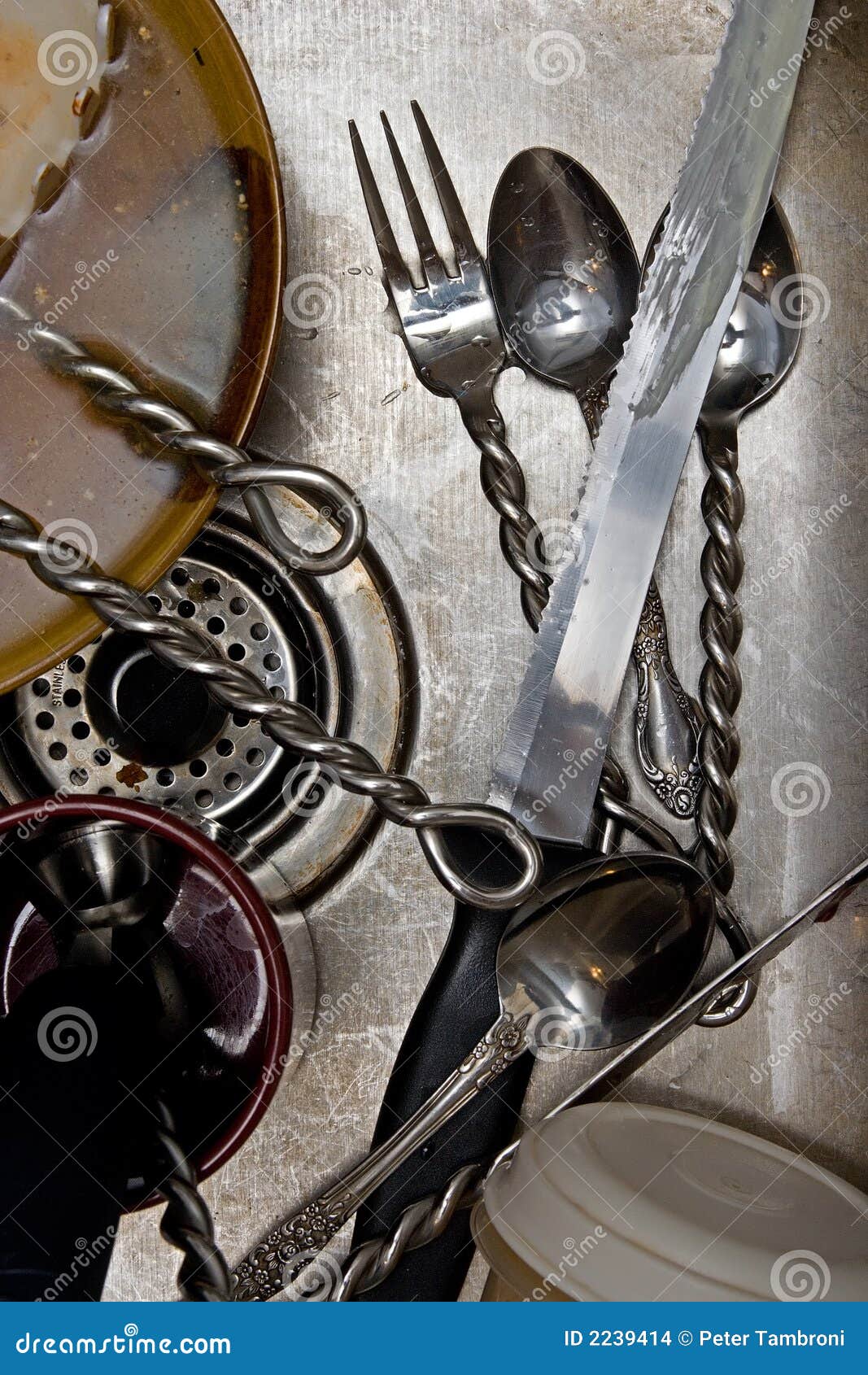 Dirty Dishes stock photo. Image of dirt, clean, bachelor - 2239414