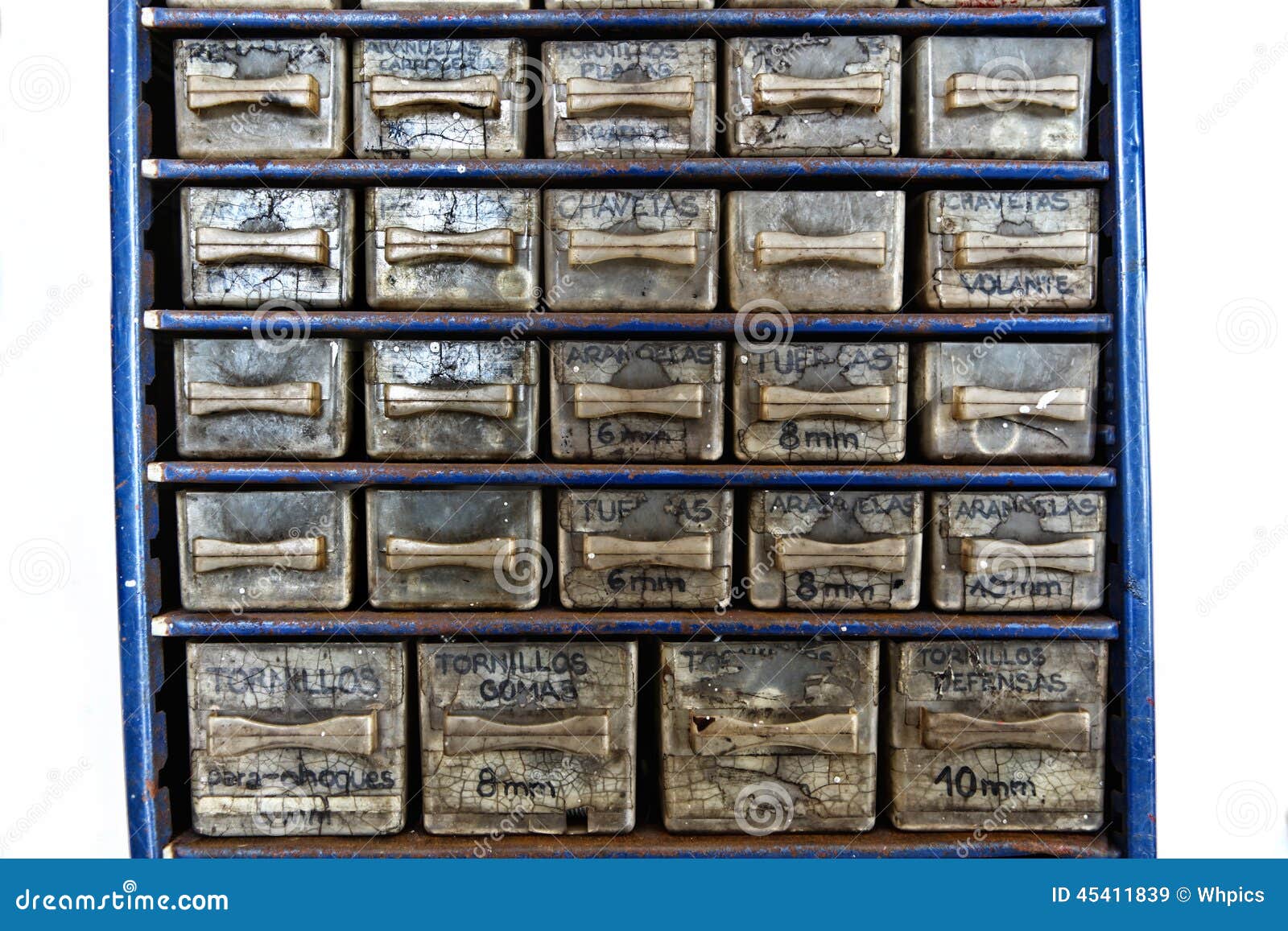 Dirty drawers box stock image. Image of industrial, hardware - 45411839