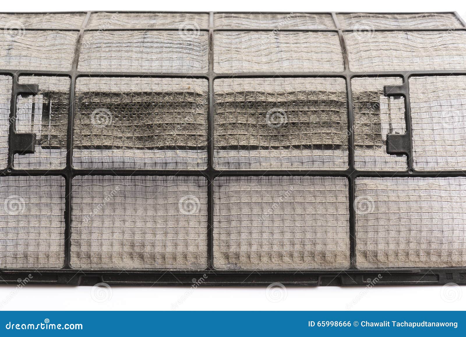 Dirty Dust Filters of Air Conditioner, Isolated on White Background ...