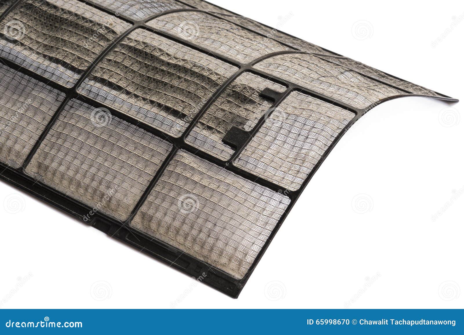 Dirty Dust Filters of Air Conditioner, Isolated on White Background ...