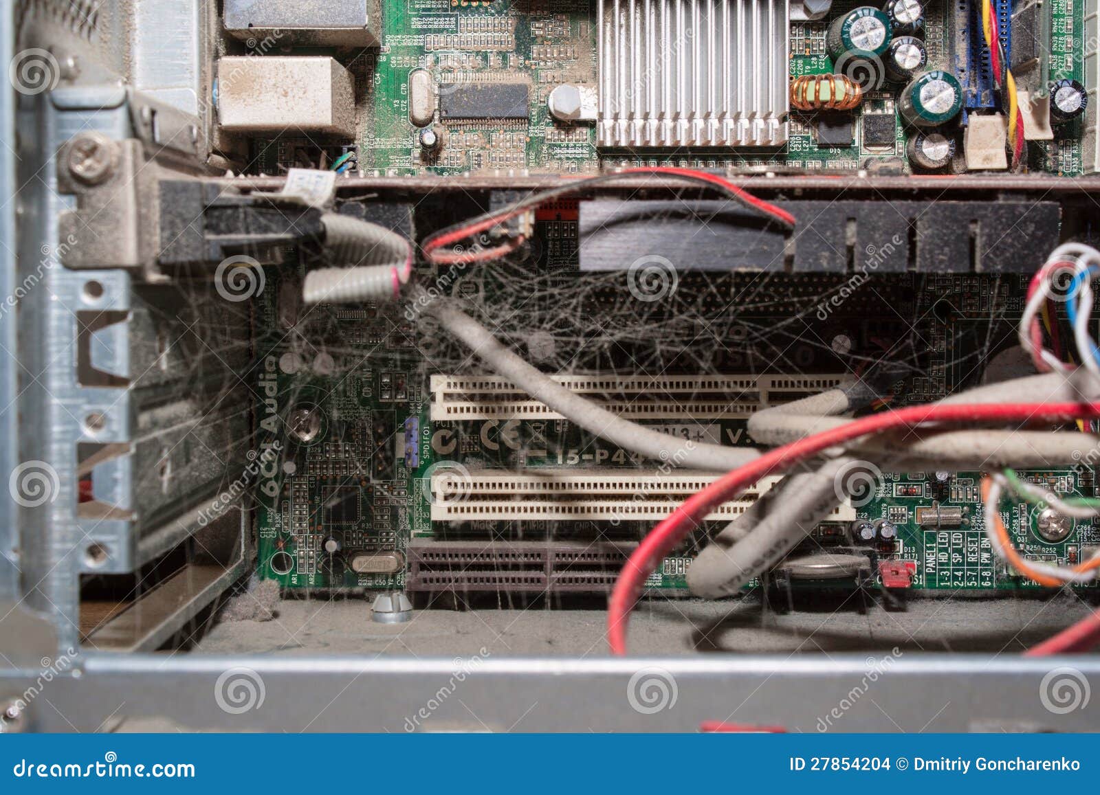 Dirty Dusty Computer Stock Images - Image: 27854204