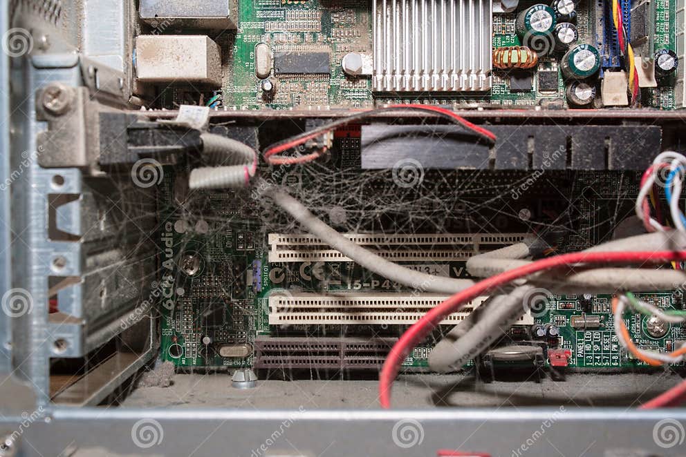 Dirty dusty computer stock photo. Image of component - 27854204