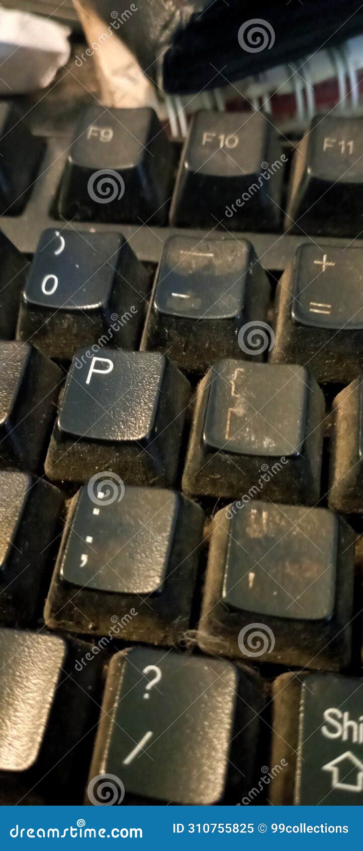 Dusty Keyboard. Numbers, Signs Stock Image | CartoonDealer.com #188206453