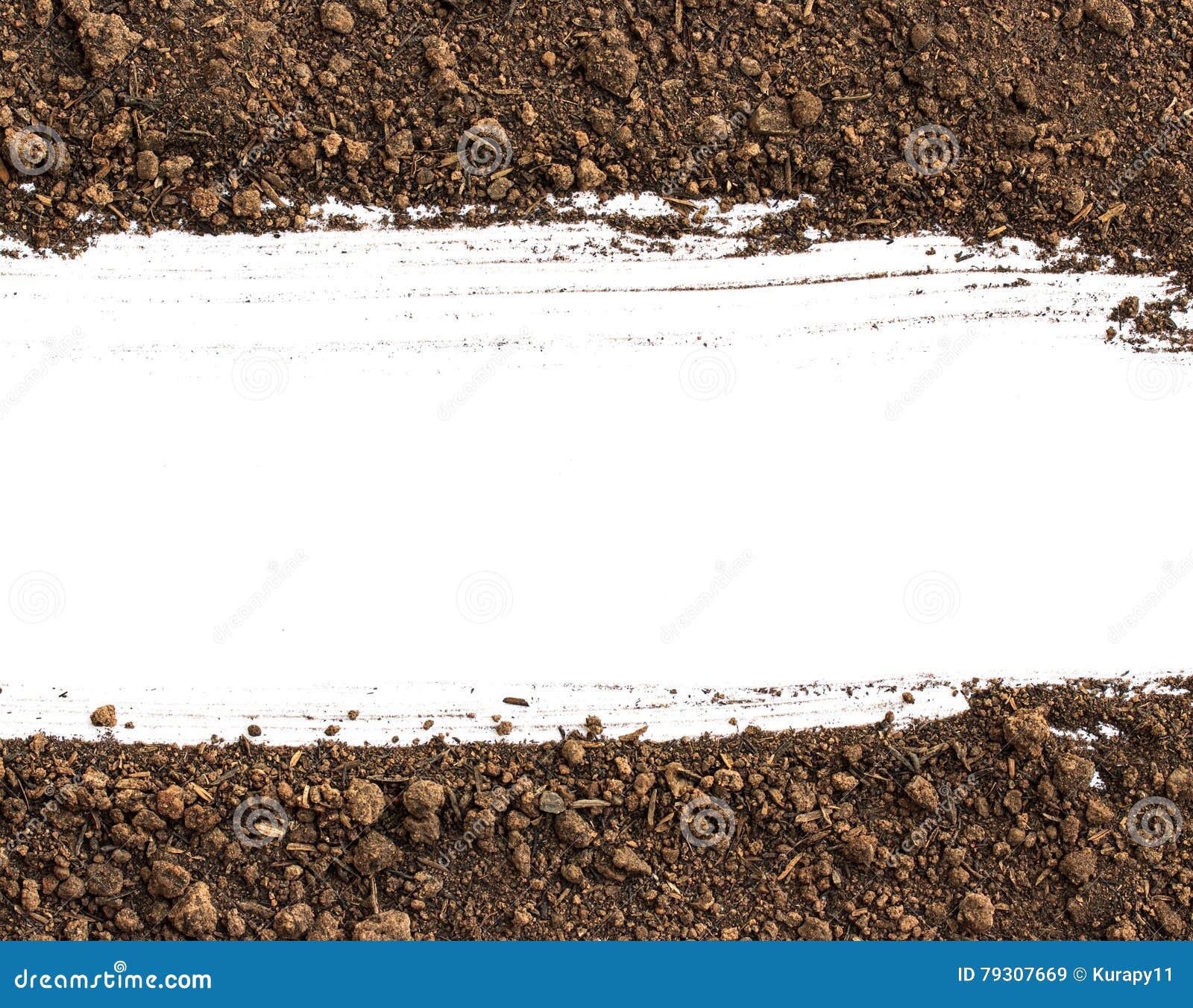 Dirty Earth on White Background. Stock Image - Image of earth, dung ...