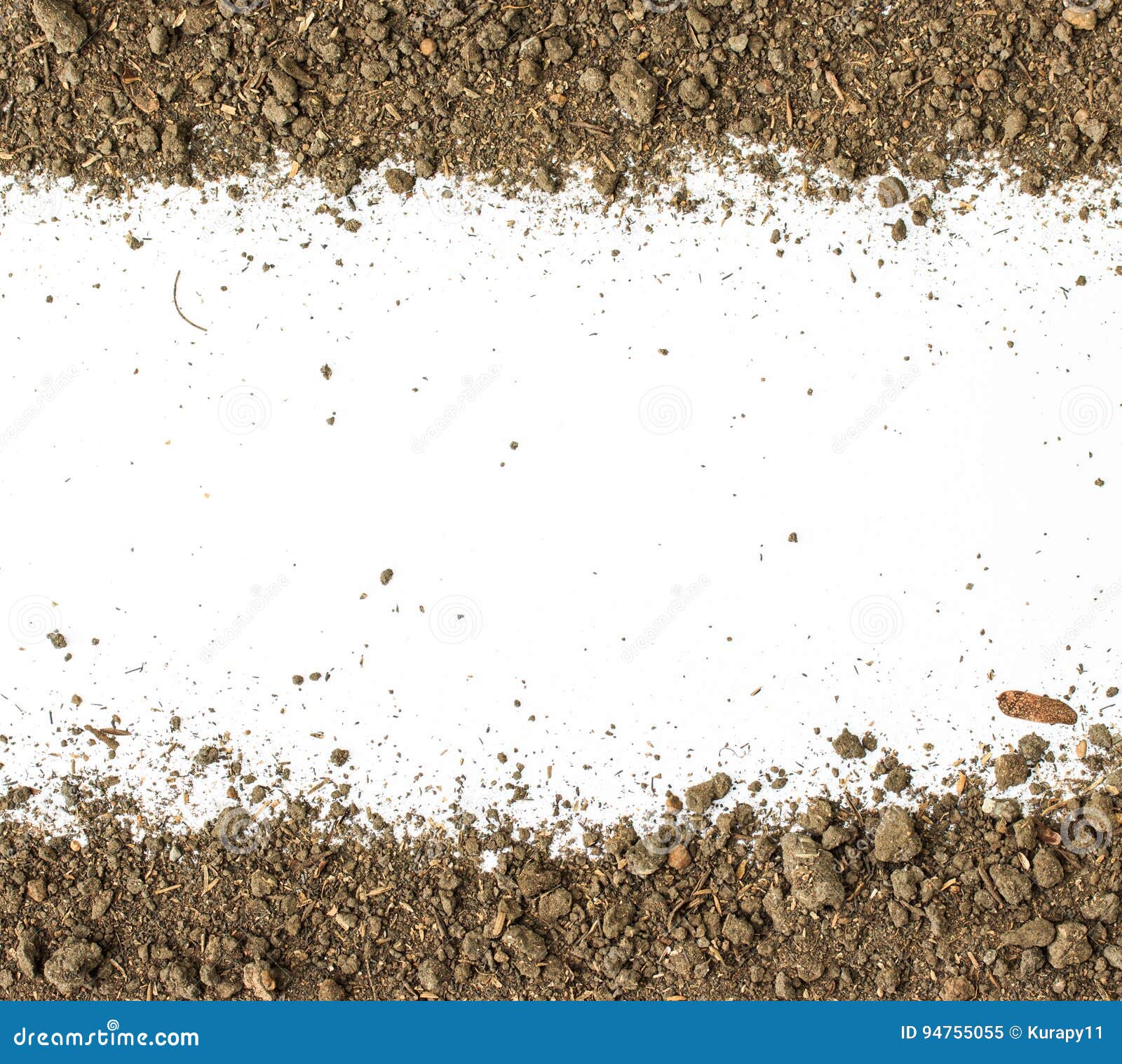 Dirty Earth on White Background. Stock Image - Image of soil, dust ...
