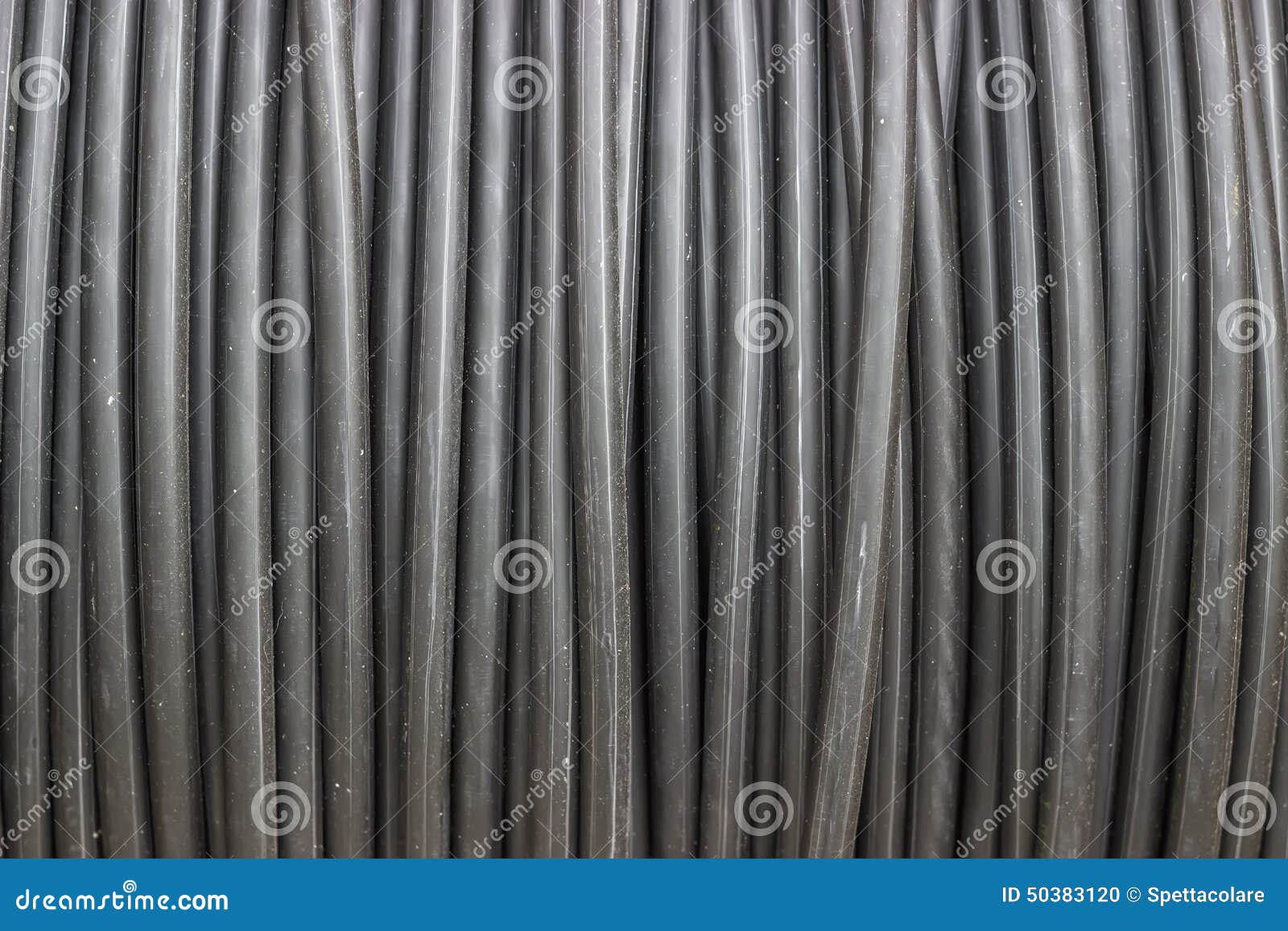 Dirty electric cable roll stock photo. Image of plug - 50383120